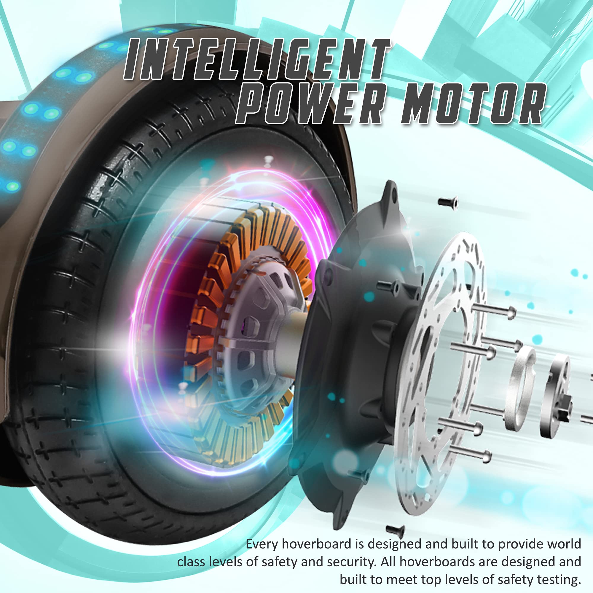 Newest Generation Electric Hoverboard Dual Motors Two Wheels Hoover ...