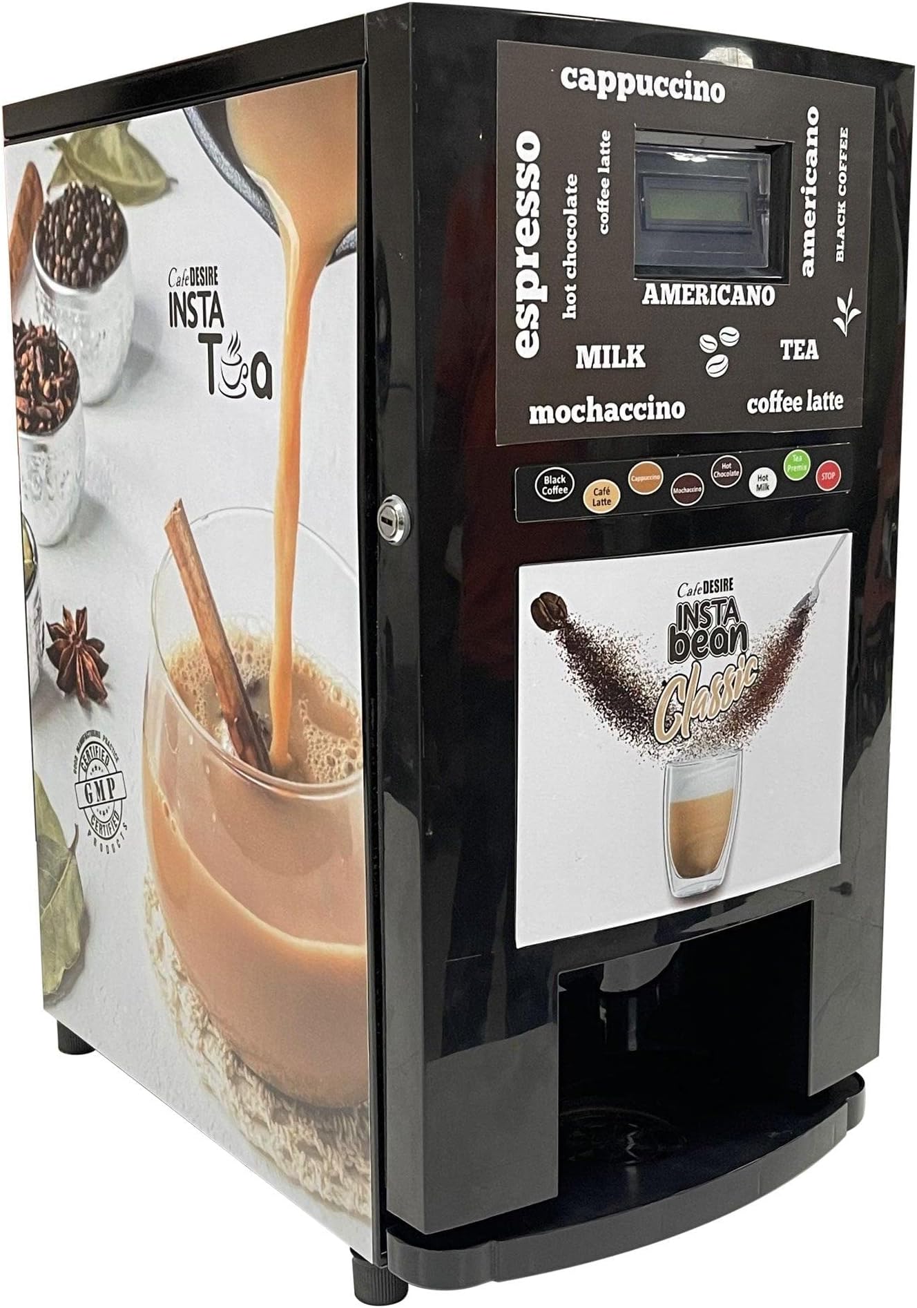 Cafe DESIRE I DRINK SUCCESS Tea Coffee Machine - 2Lane | Advanced ...