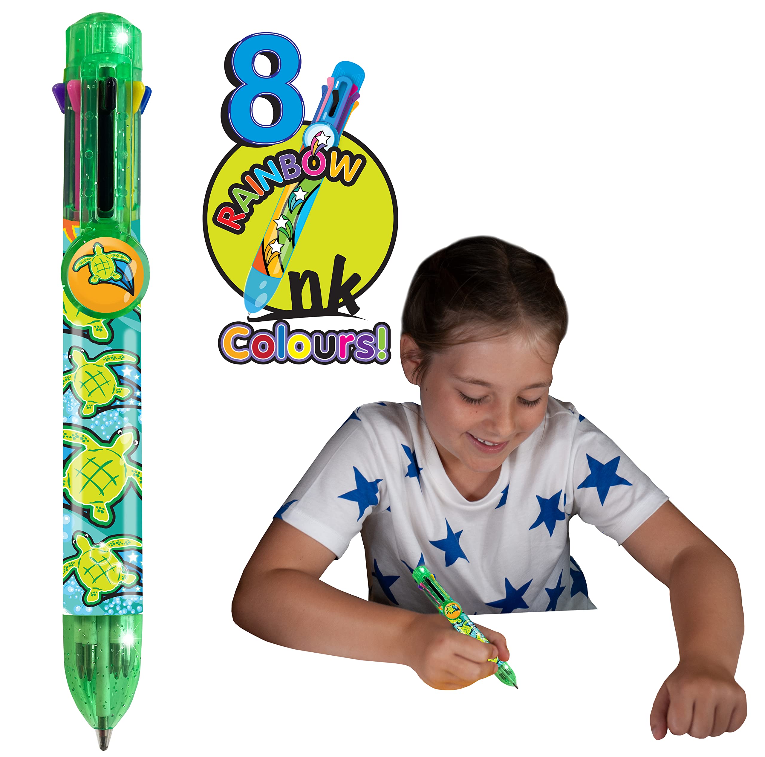 Snapklik.com : Rainbow Writer - Sea Turtle Multicolor Pen From 8 In 1 ...