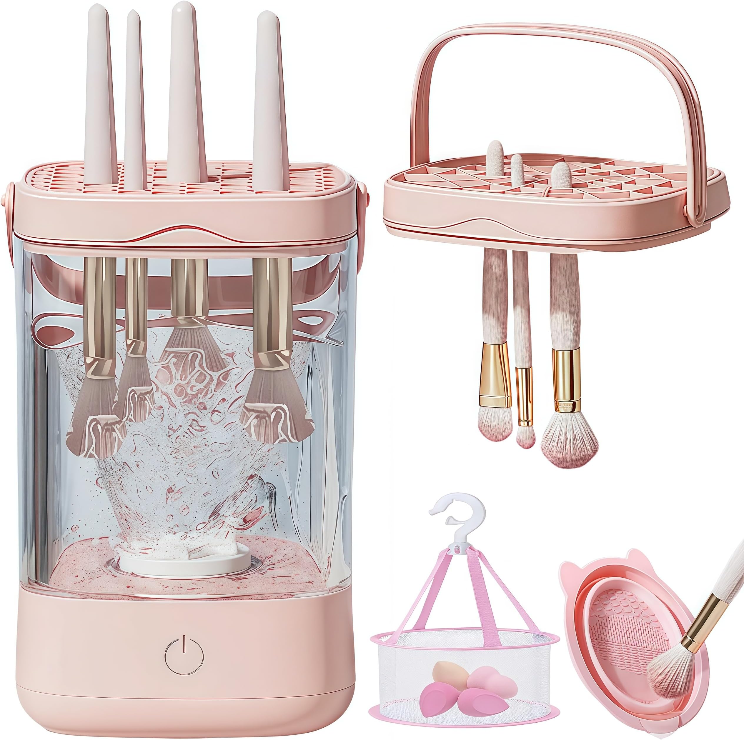 Amazon.com: Electric Makeup Brush Cleaner - Automatic Makeup Brush ...