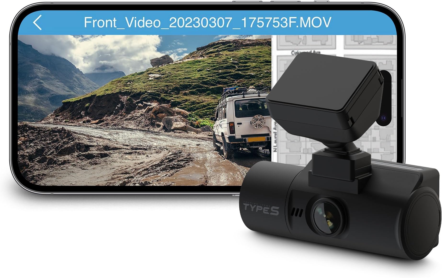 Amazon.com: Type S T200 AI Driver Assistance Dash Cam Powered by ADAS, 1440p, Collision Alerts ...
