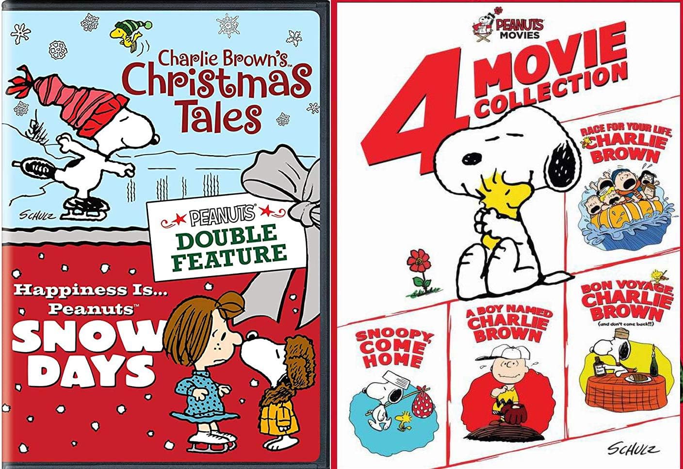Chilly winter: Snow Days! Holiday DVD Pack Peanuts & Gang Charlie Brown ...