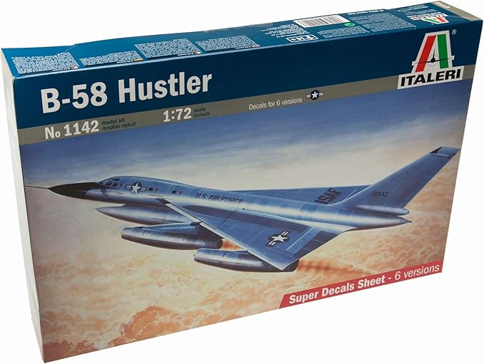 Amazon.com: Italeri B-58 Hustler Model Kit, 409mm Length : Arts, Crafts ...