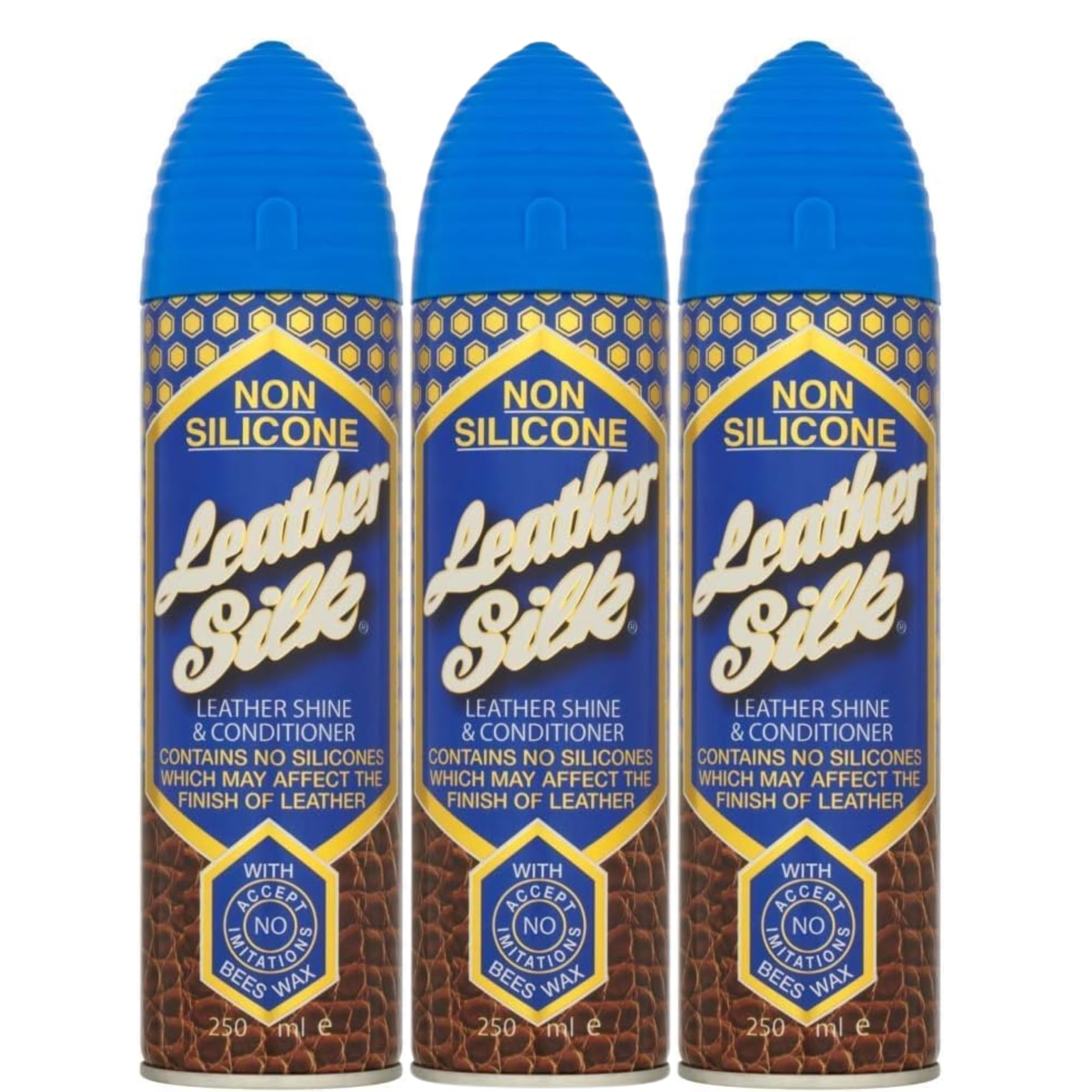 Non-Silicone Leather Silk Leather Polish with Beeswax - 225ml (Pack of ...