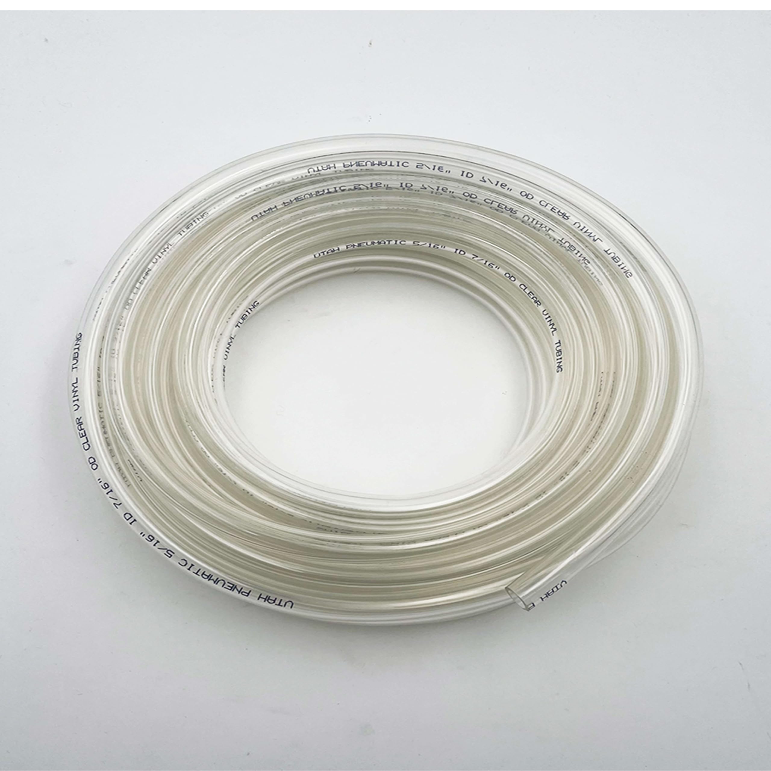 Snapklik.com : 5/16" Id 7/16" Od 25 Ft Vinyl Beer Line Tubing Flexible