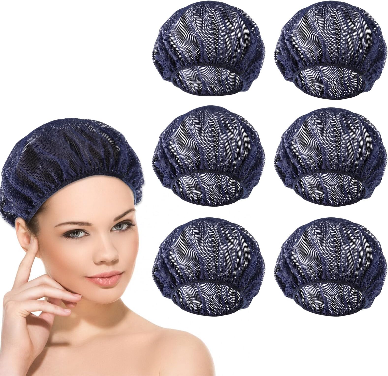 Amazon.com : Chuarry 4 Pcs Mesh Sleep Bonnet for Sleeping Night Curly ...