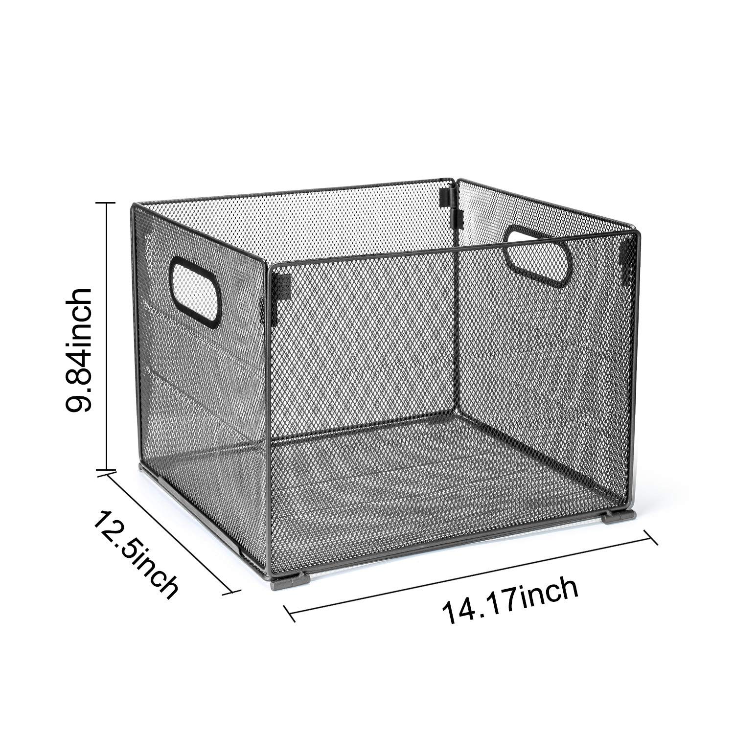 Samstar File Folder Box, Mesh Hanging File Organizer File Crate Folder ...