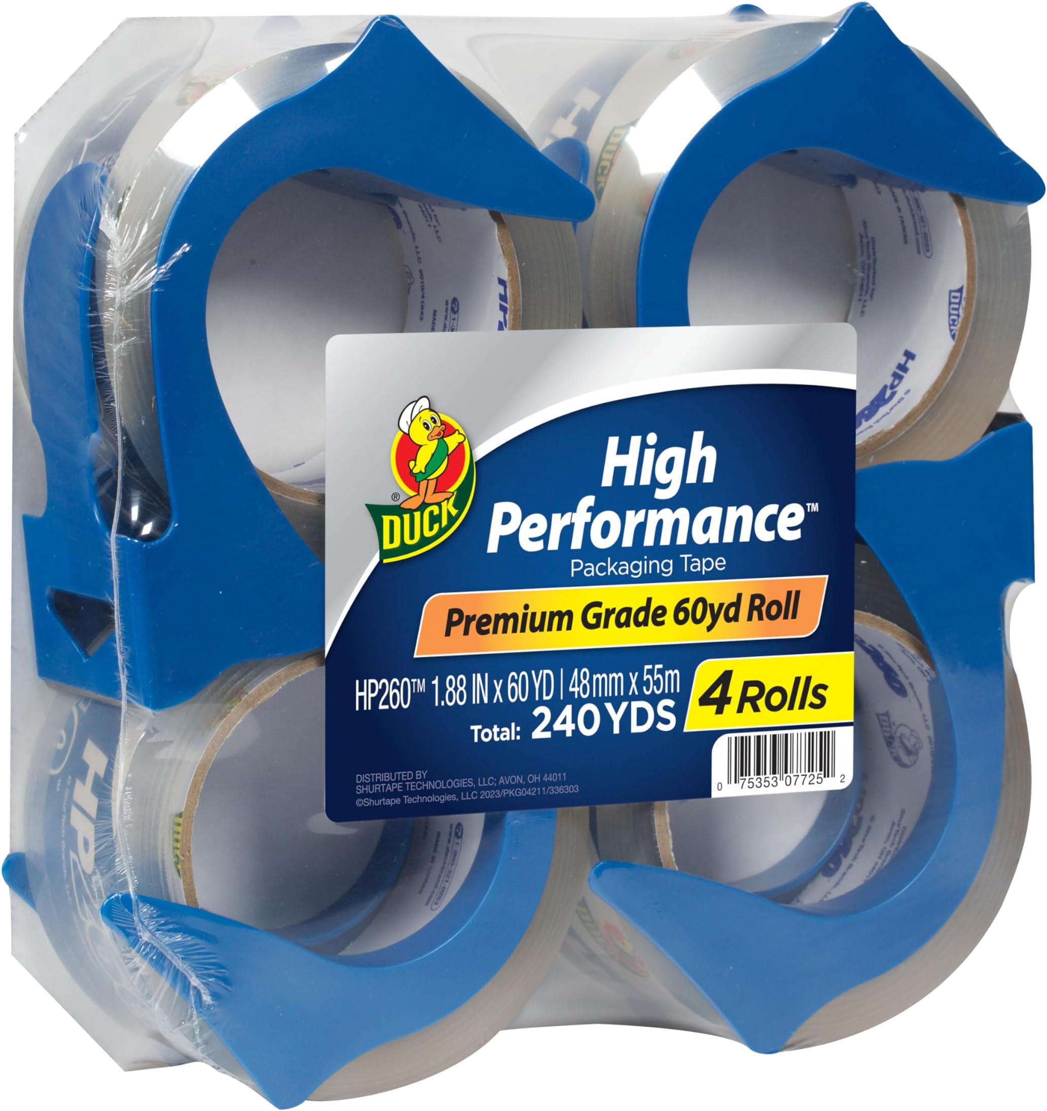 Amazon.com : Luxuriaz Heavy Duty Packing Tape with Dispenser - 1.88 ...