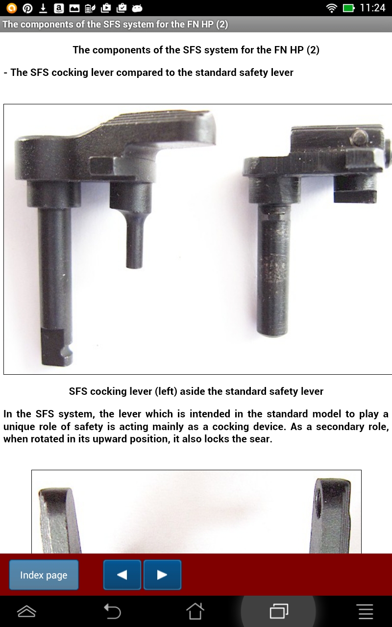 Safety Fast Shooting system (SFS) for Browning Hi-Power pistol ...