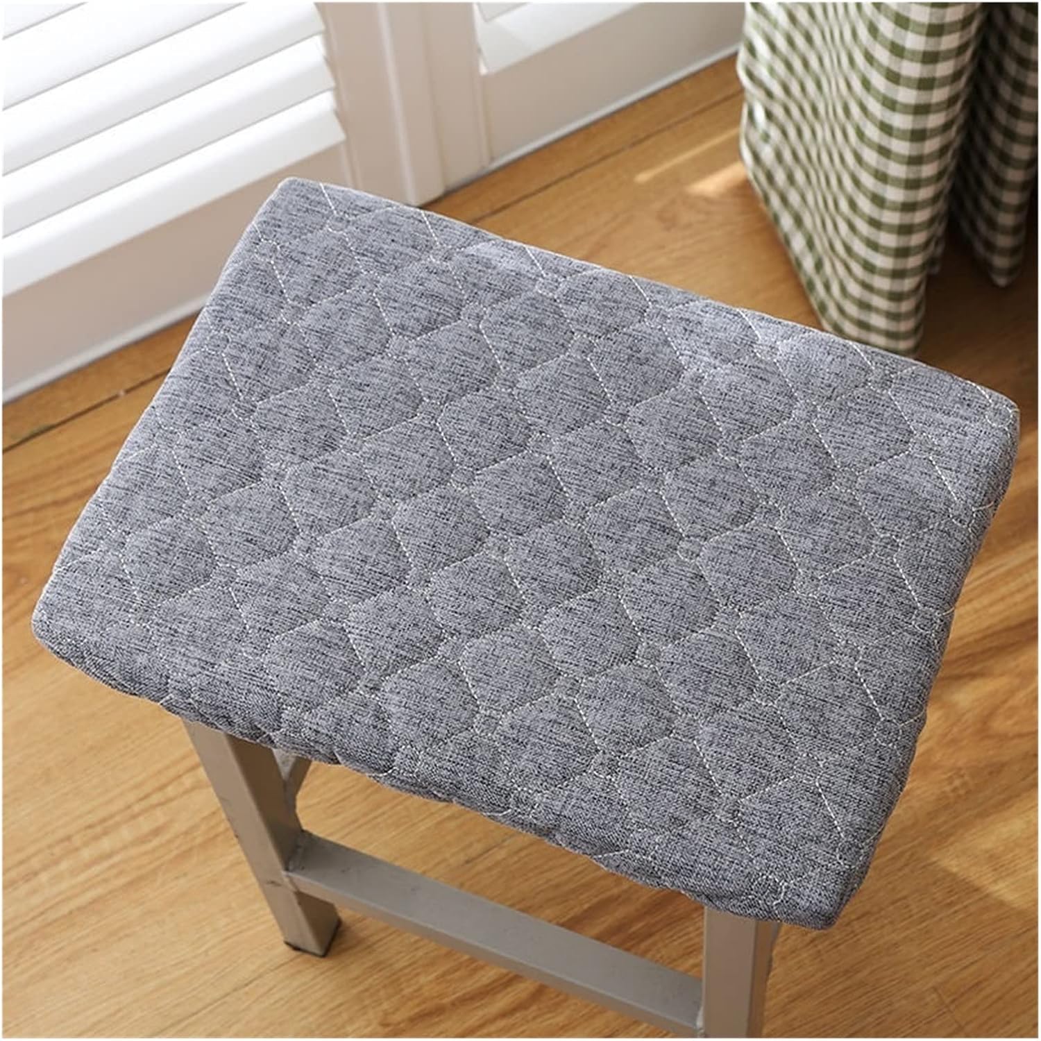 ZZDZW Rectangular Seat Cushion Stool Slipcovers，Stretch Printed Elastic ...