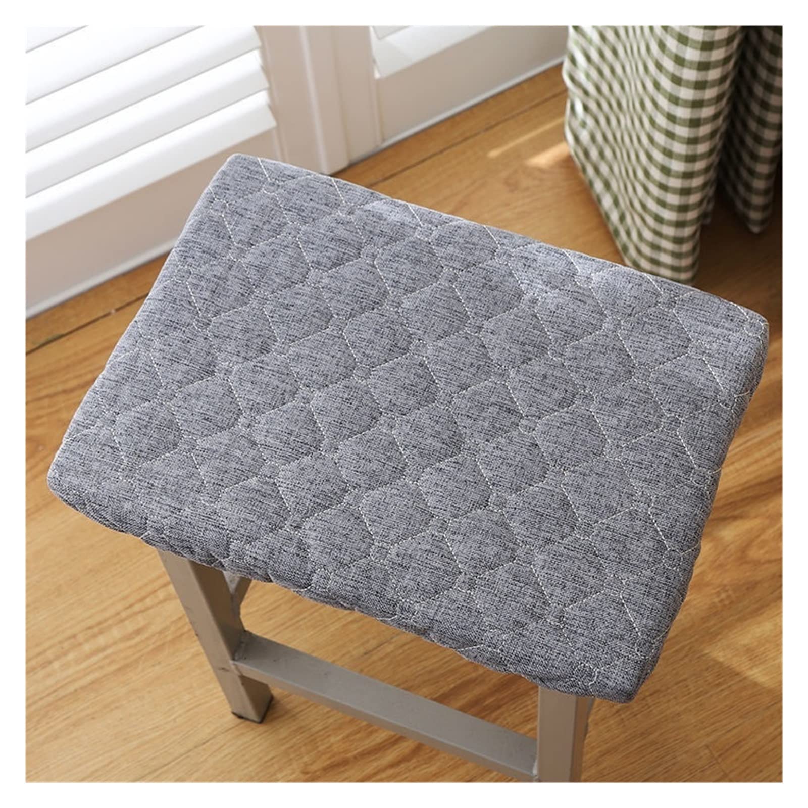 ZZDZW Rectangular Seat Cushion Stool Slipcovers，Stretch Printed Elastic ...