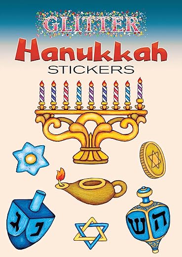 Glitter Hanukkah Stickers (Dover Little Activity Books: Holidays ...