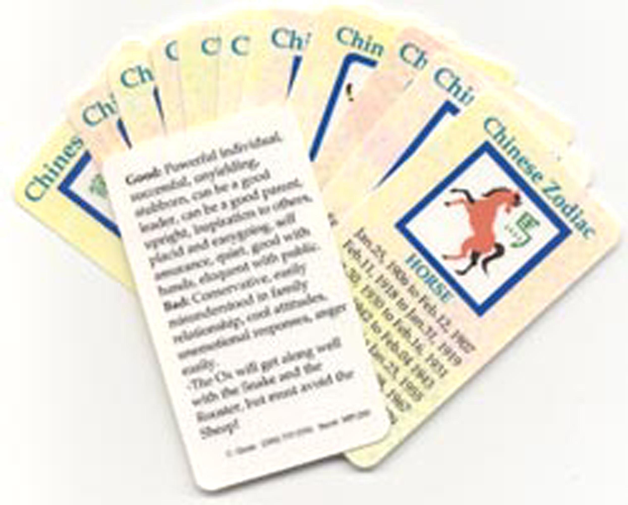 Chinese zodiac flashcards 60 photos - Youhoroscope.com