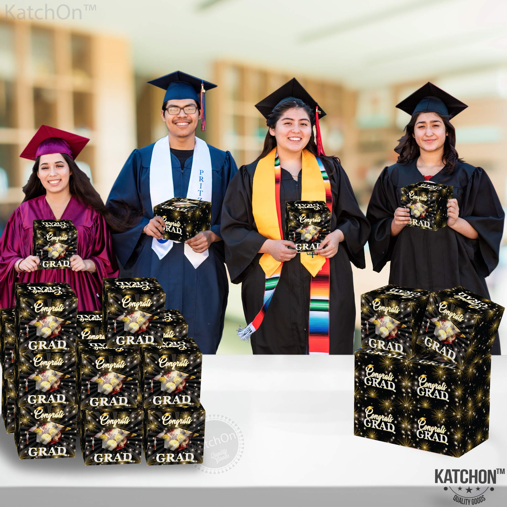 Buy Graduation Party Favors with Transparent Window - Pack of 25 ...