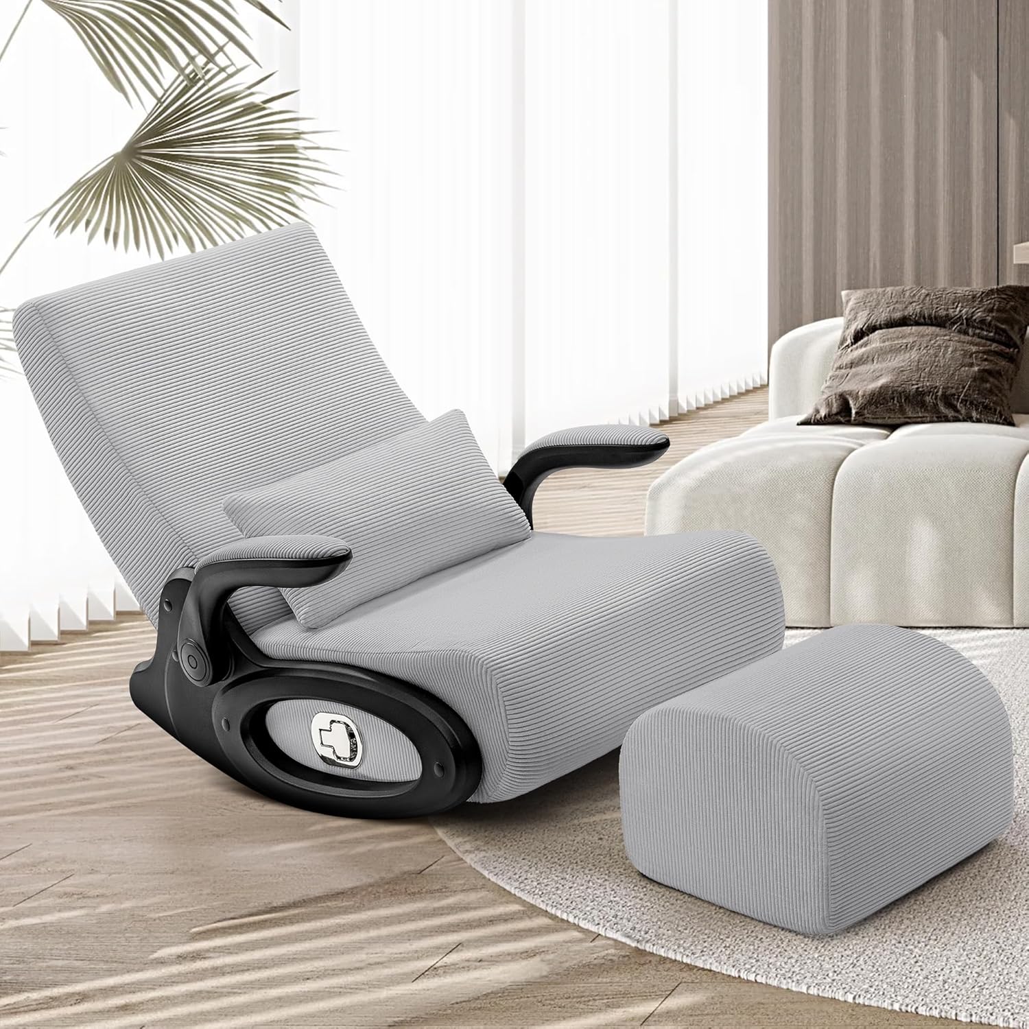 Amazon.com: FelixKing Nursery Rocking Chair - Upholstered Glider Chair ...