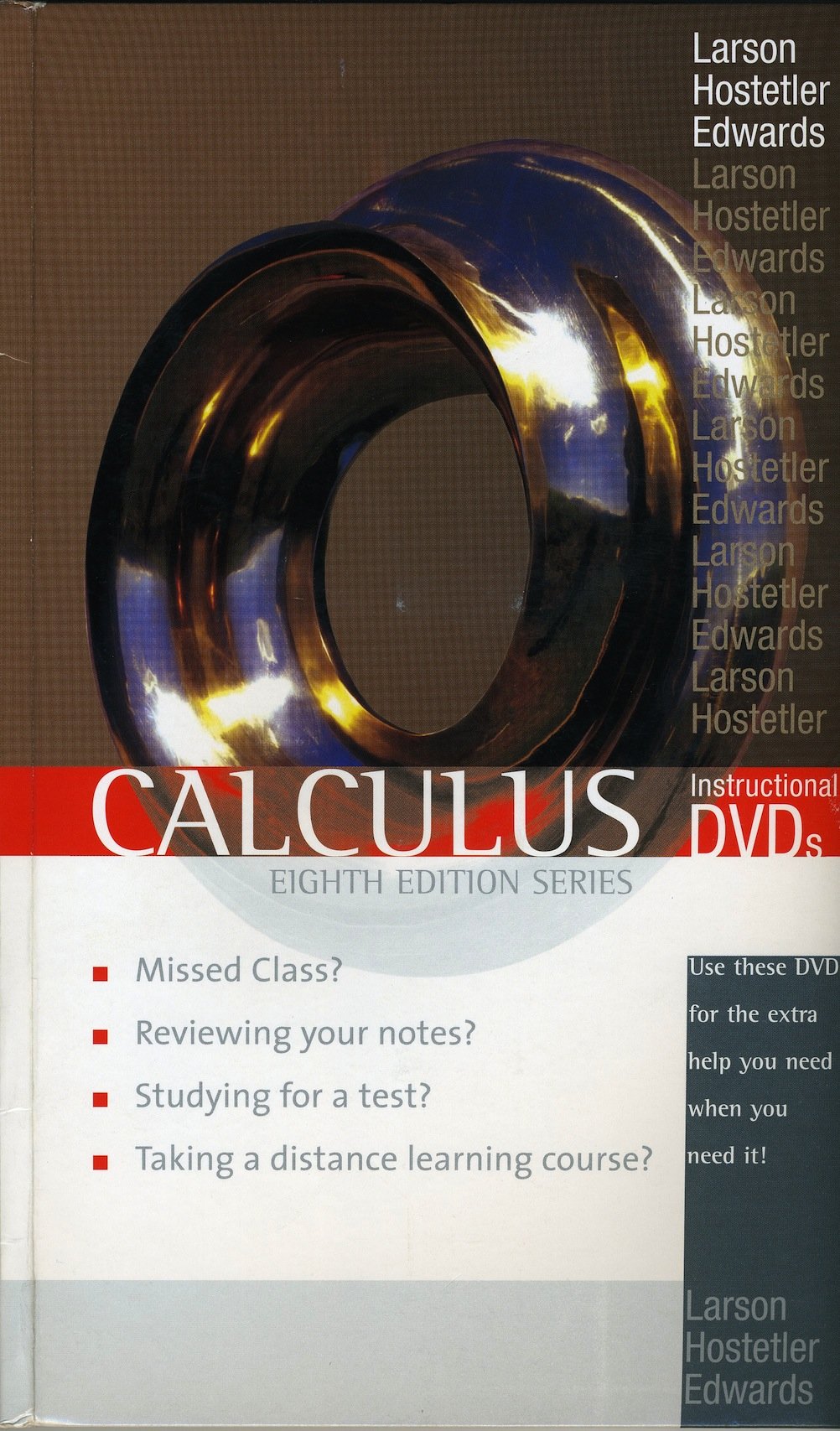 Amazon.com: Calculus Instructional DVDs, 8th ed : Larson, Ron: Movies & TV