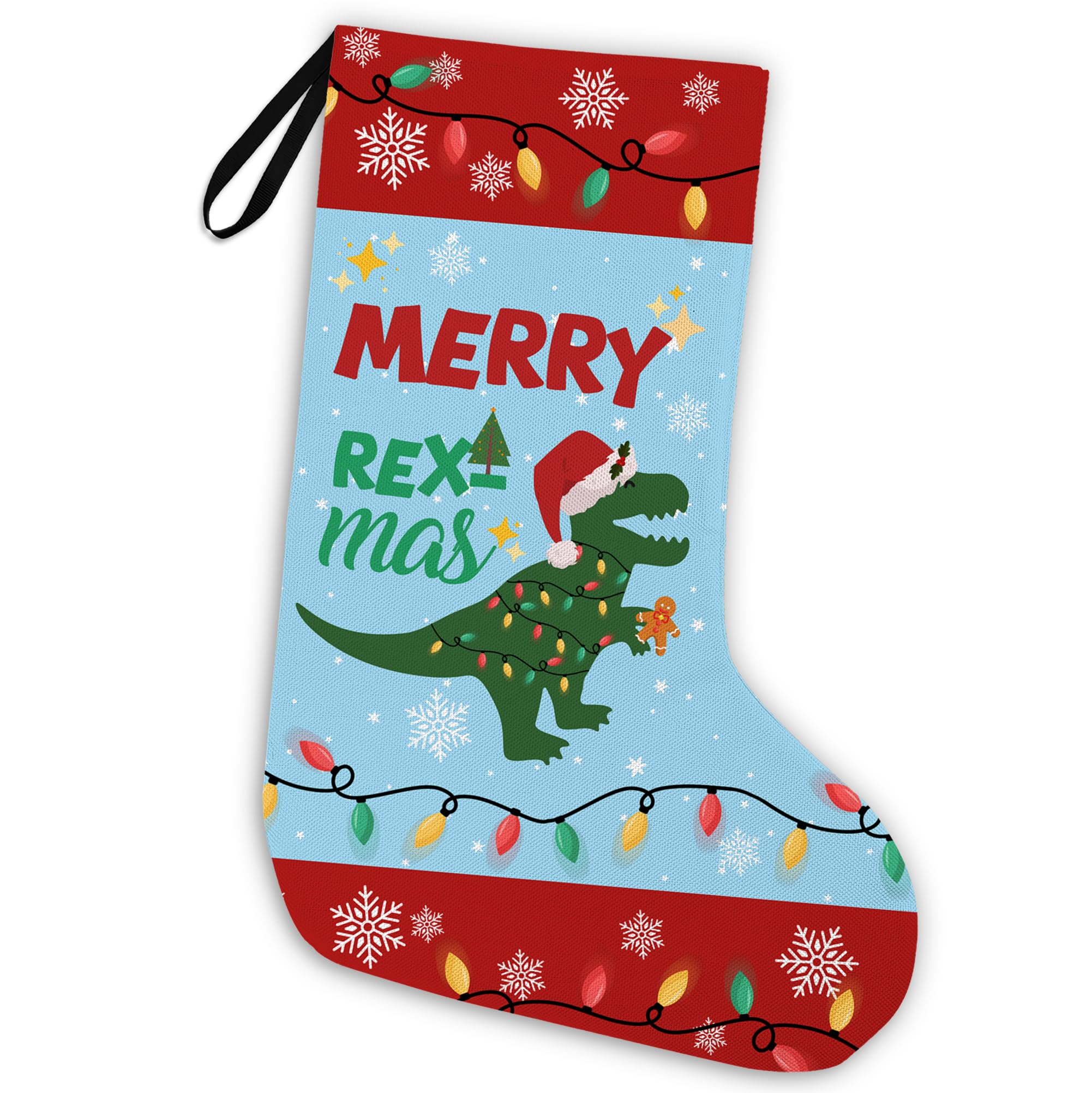 Amazon.com: KFXHANGD Dinosaur Kids Christmas Stocking 18 Inches ...