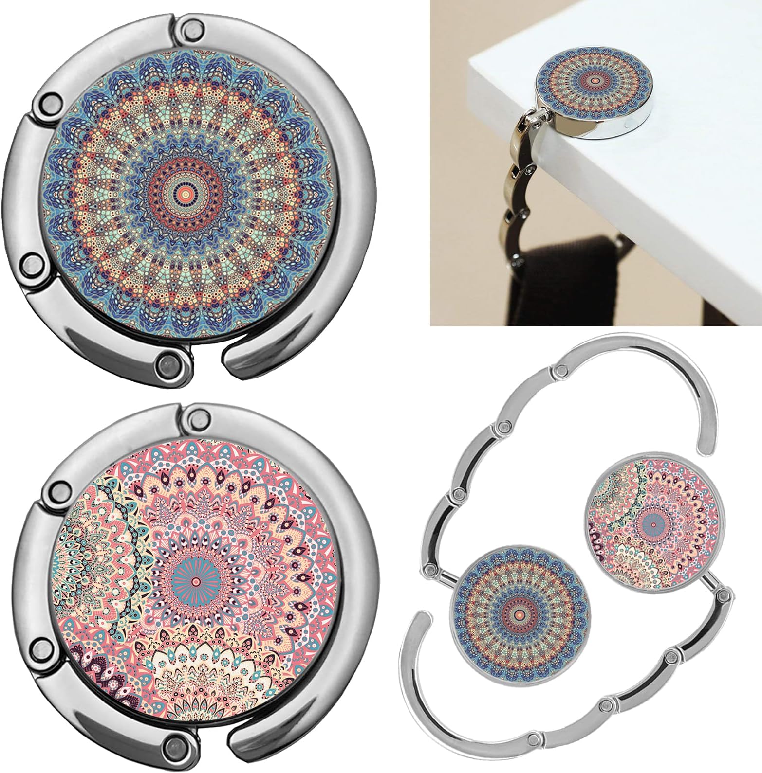 Amazon.com: Valvphora Purse Hanger for Table, Portable Bag Hook for ...