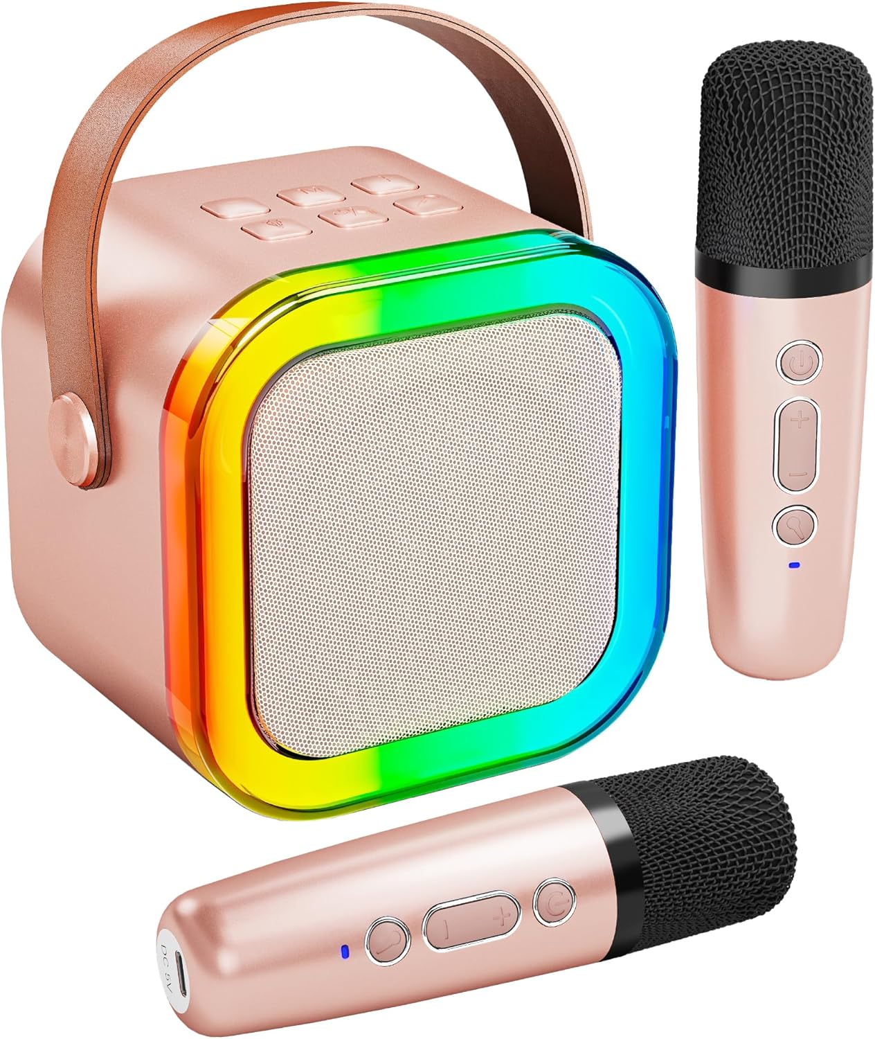Amazon.com: Karaoke Machine for Kids Adults, Portable Bluetooth Mini ...