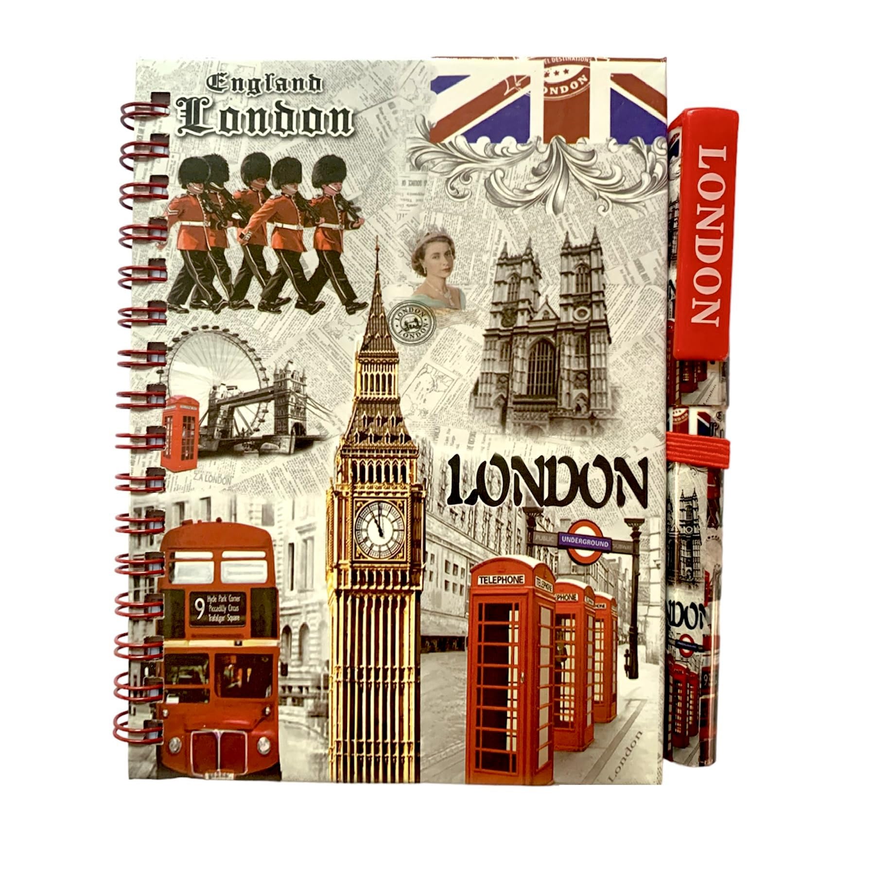 Stationary 3 Notepads & Pens – London Souvenirs Notebook Pen – Union ...