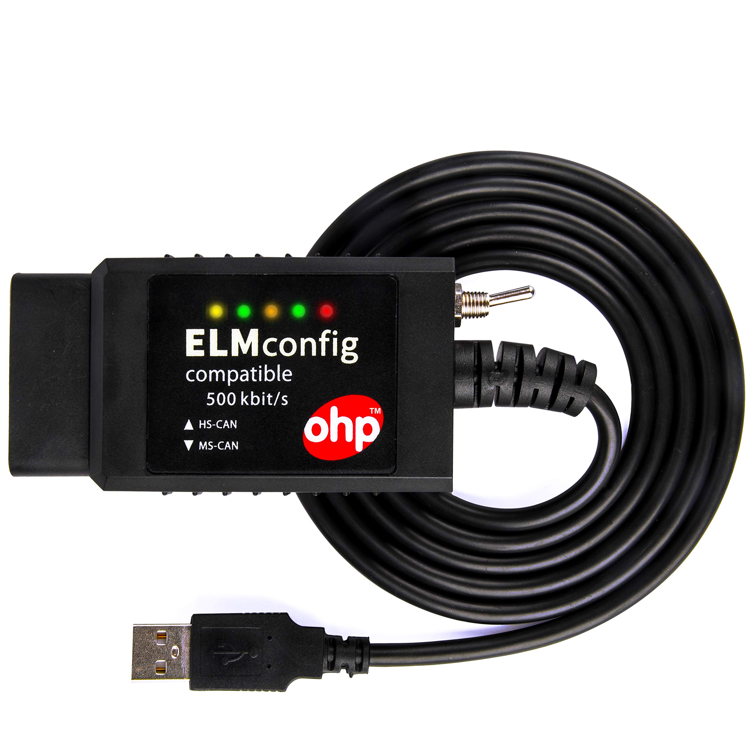 OHP ELMconfig OBD2 Adapter | ELM327 | Ford + Mazda Since 1996 | MS/HS ...