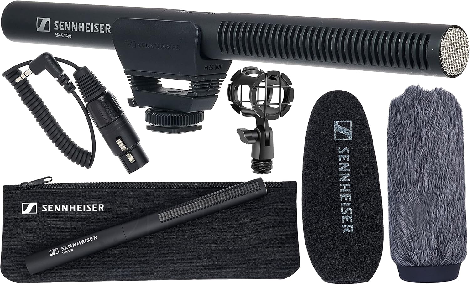 Amazon.com: Sennheiser MKE 600 Professional Shotgun Microphone Kit with ...