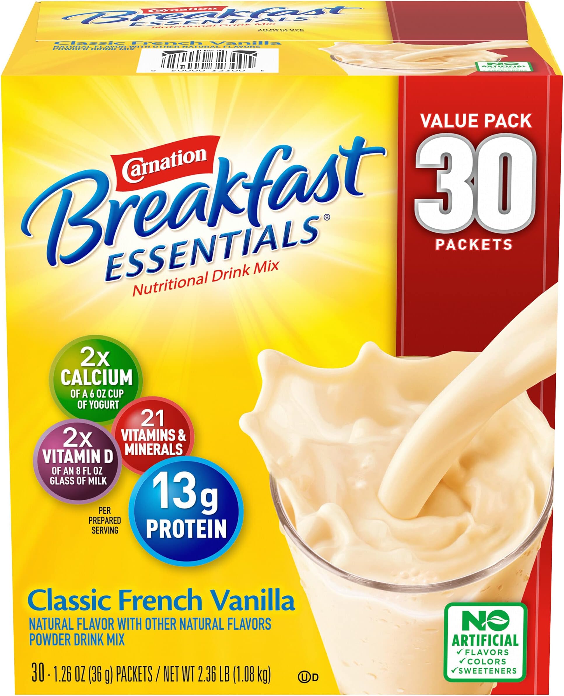 Amazon.com : Nestle Carnation Breakfast Essentials Complete Nutritional ...