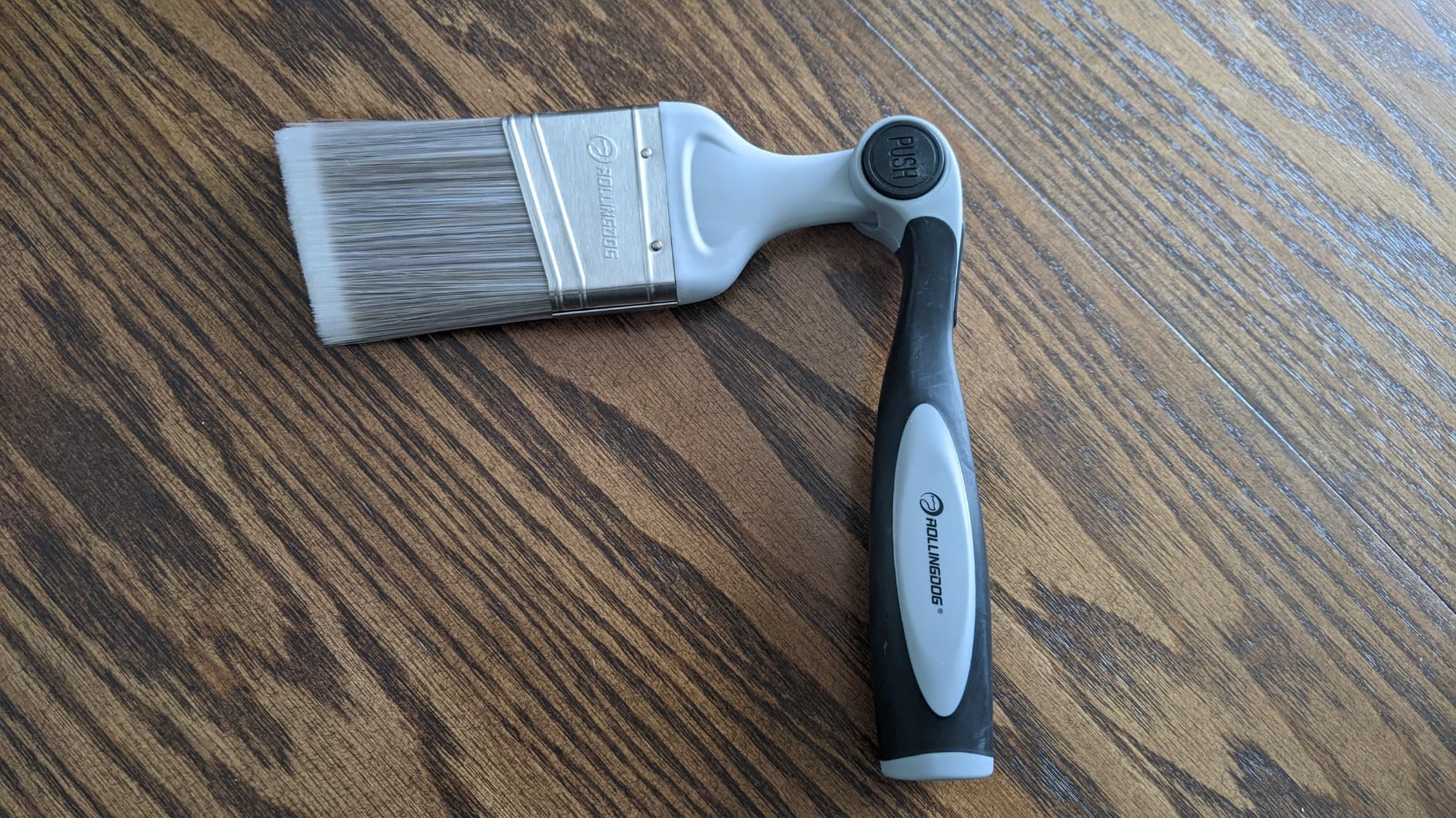 ROLLINGDOG 2.5 Inch Angled Paint Brush - Adjust Angles Handle Can ...