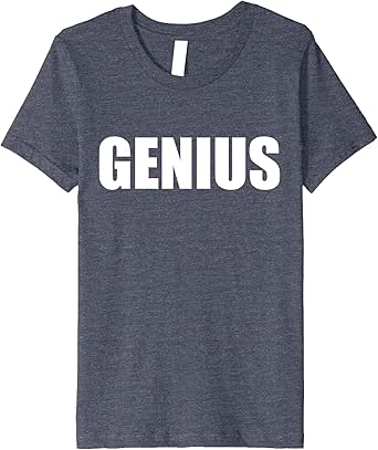 Amazon.com: Genius T-Shirt : Clothing, Shoes & Jewelry