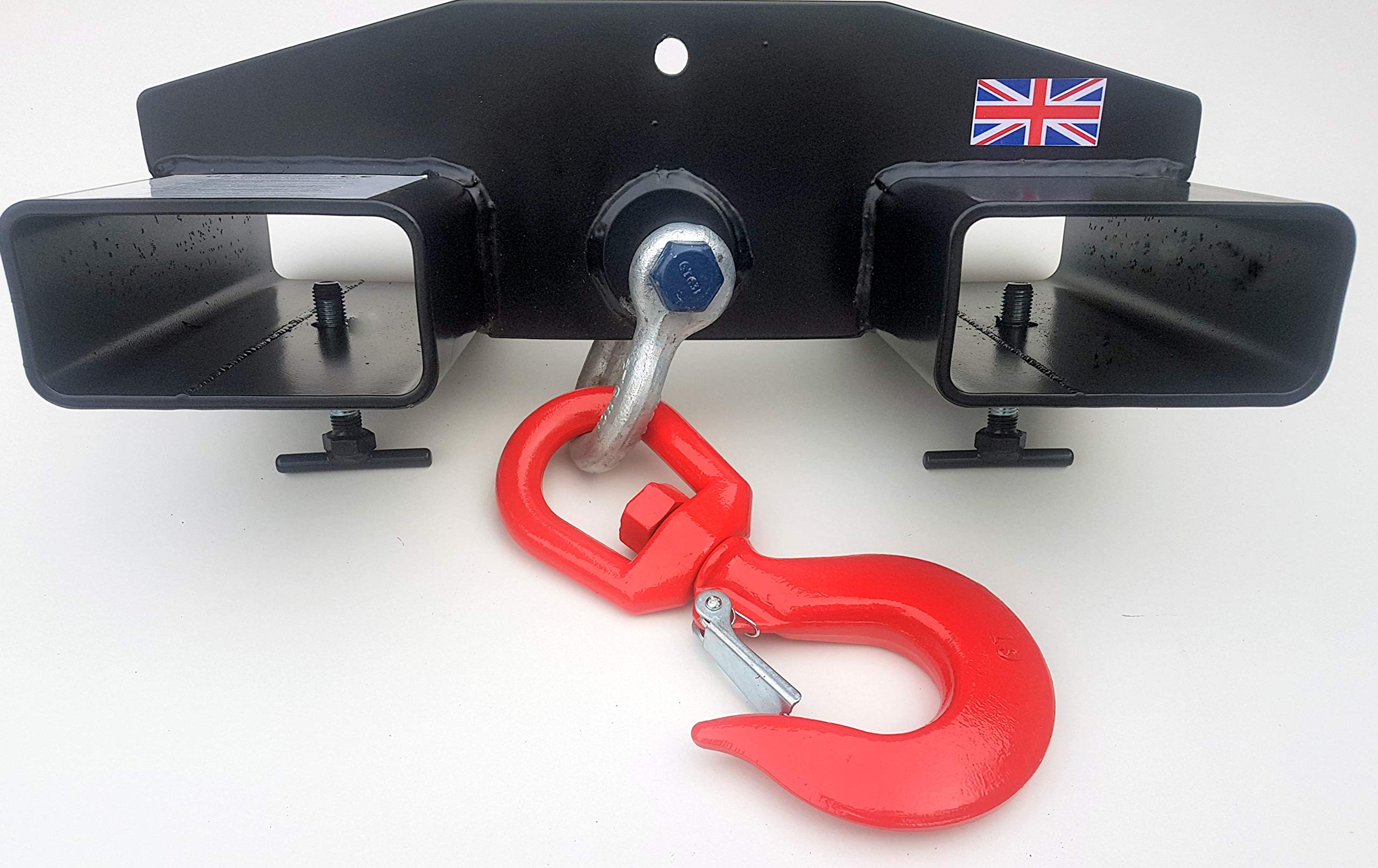 Buy 5 Tonne Forklift Lifting Hook Attachment 5000kg Telehandler Crane ...
