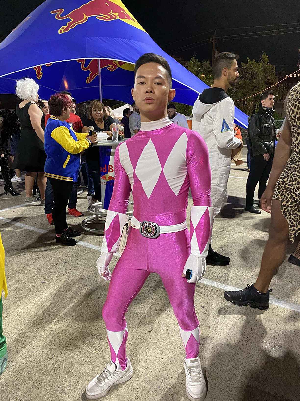 $10/mo - Finance Pink Ranger Sassy Bodysuit Costume | Buy Now, Pay Later