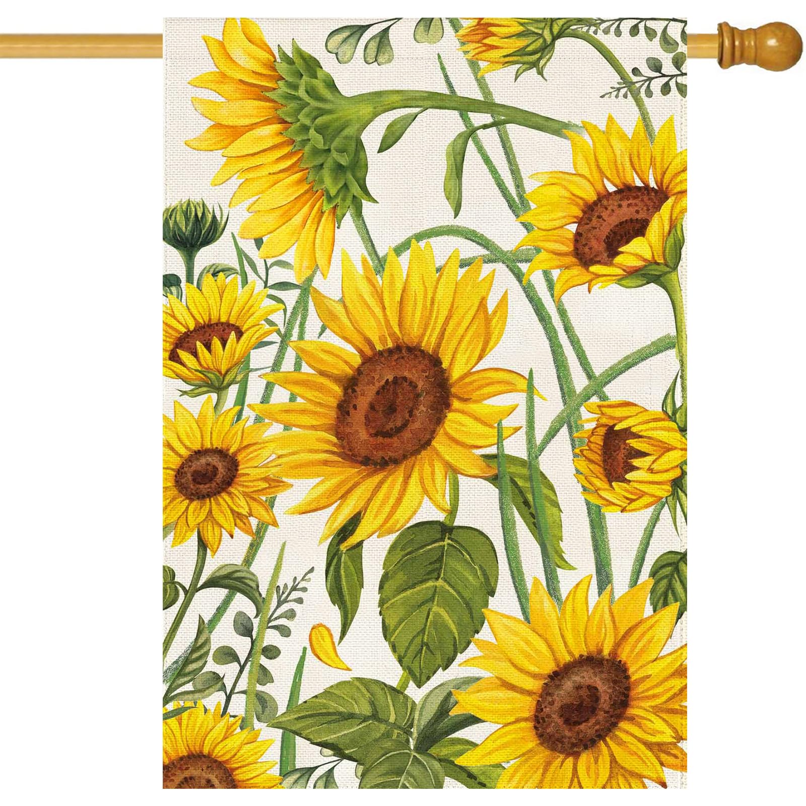 Amazon.com : Baccessor Spring Summer Sunflower House Flag 28 x 40 Inch ...