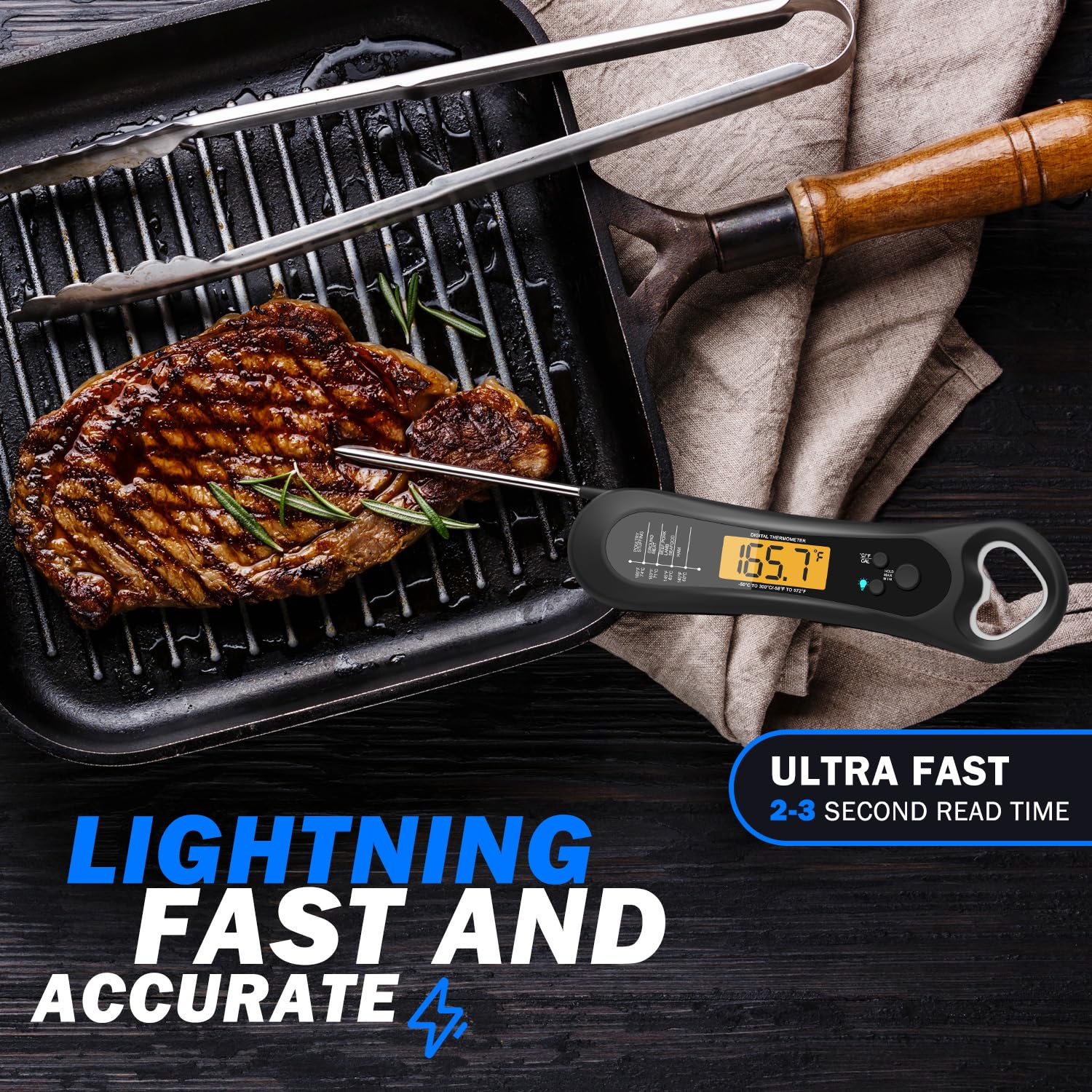 Snapklik.com : Meat Thermometer Digital, Instant Read Meat ThermometerI ...