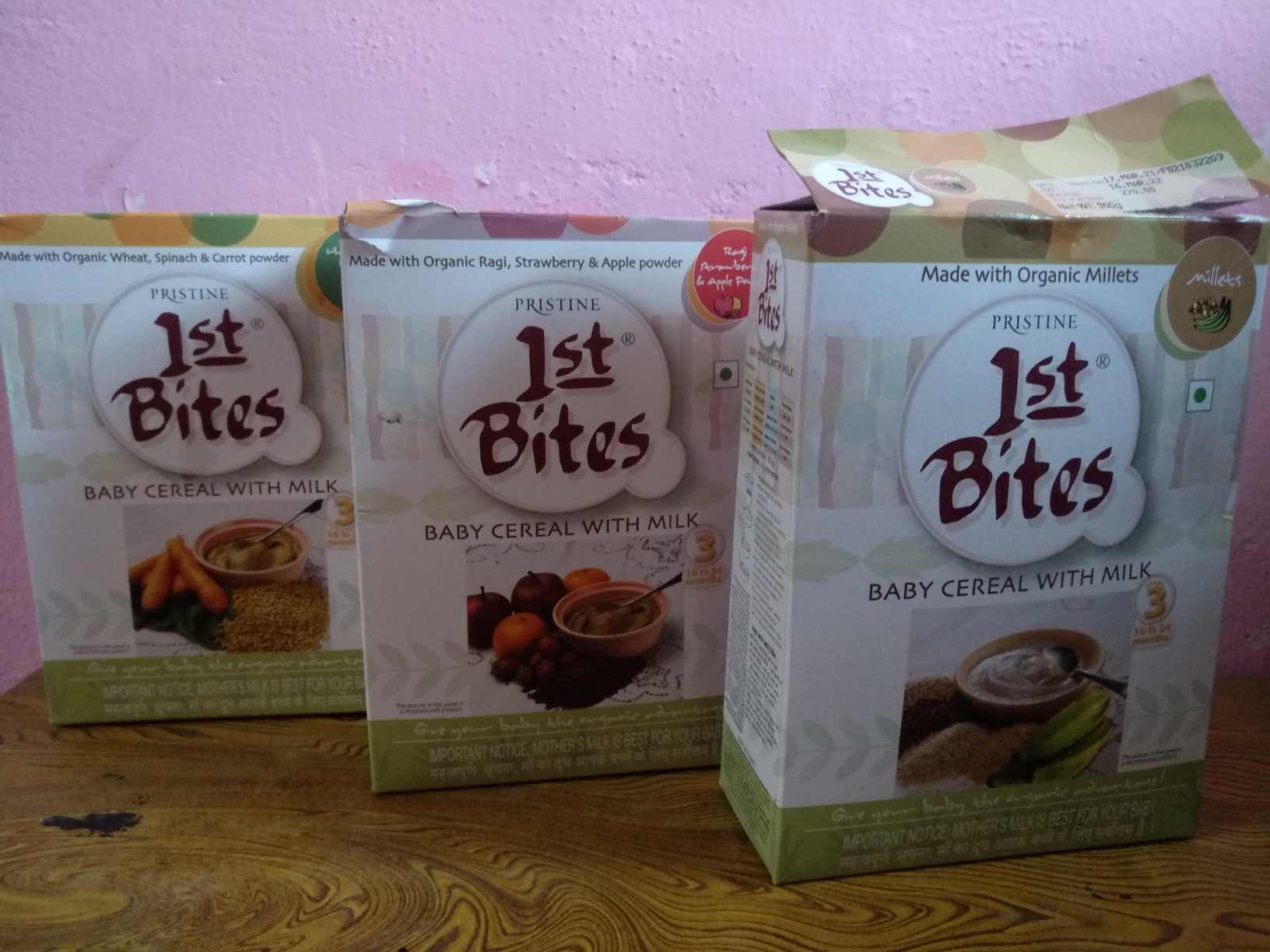 Pristine 1st BITES Baby Cereal 300g | Baby Food (10-24 Months) Stage-3 ...