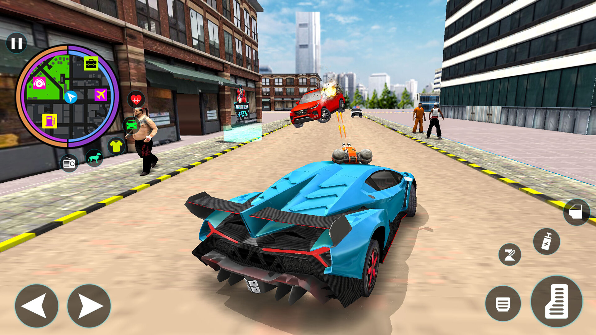 Aplicación Open world Car Driving Games: Gangster Mafia Racing Car ...