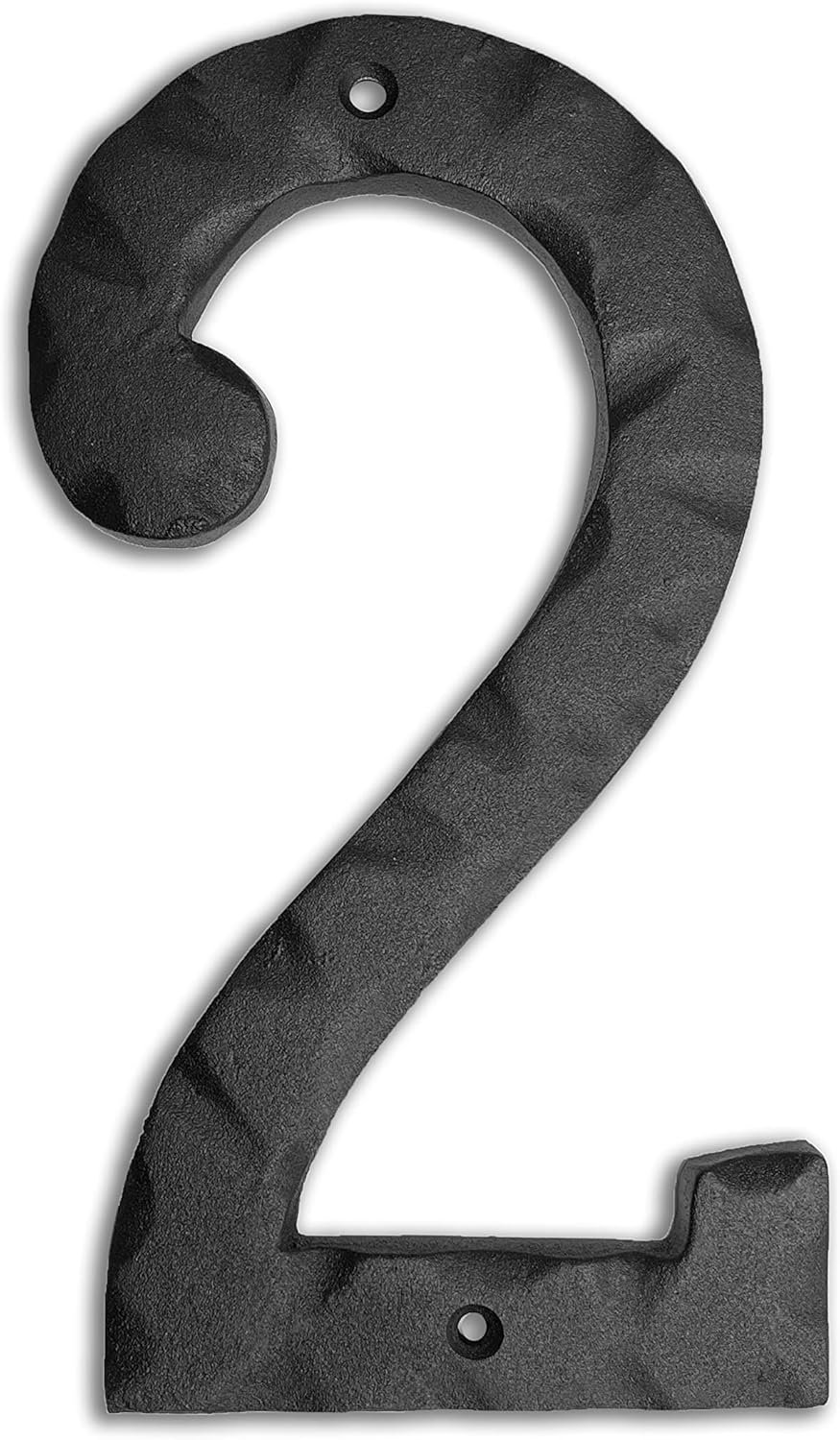 Amazon.com: NACH House Numbers for Outside, 6 inch Black Address ...