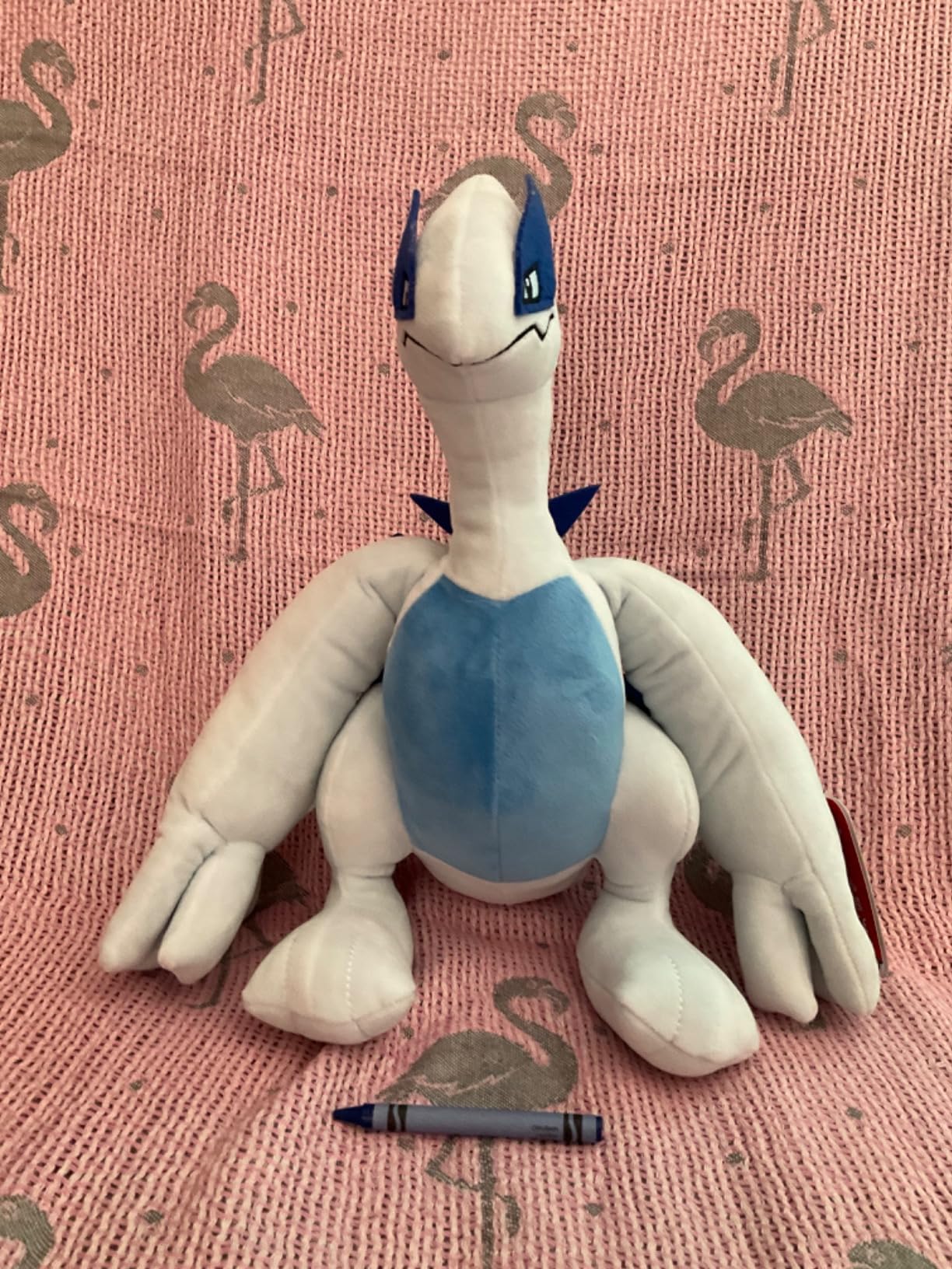 Amazon.com: Pokémon 12" Large Lugia Plush - Officially Licensed ...