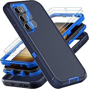 Amazon.com: YKHJKLEC for Samsung Galaxy S23 Plus Case, with 2Pcs [Self Healing Flexible TPU ...