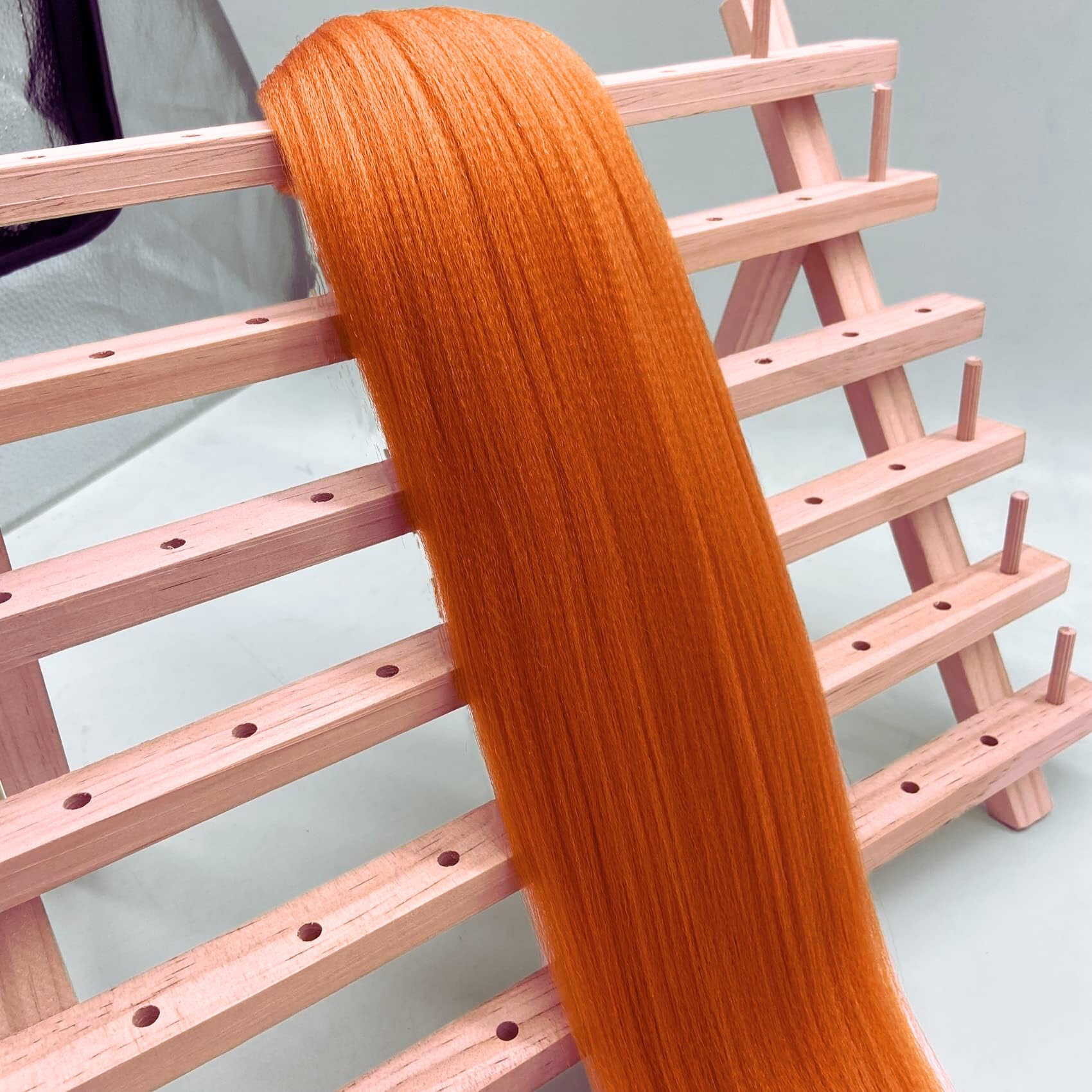 Snapklik.com : Ginger Orange Braiding Hair Pre Stretched Synthetic Yaki ...