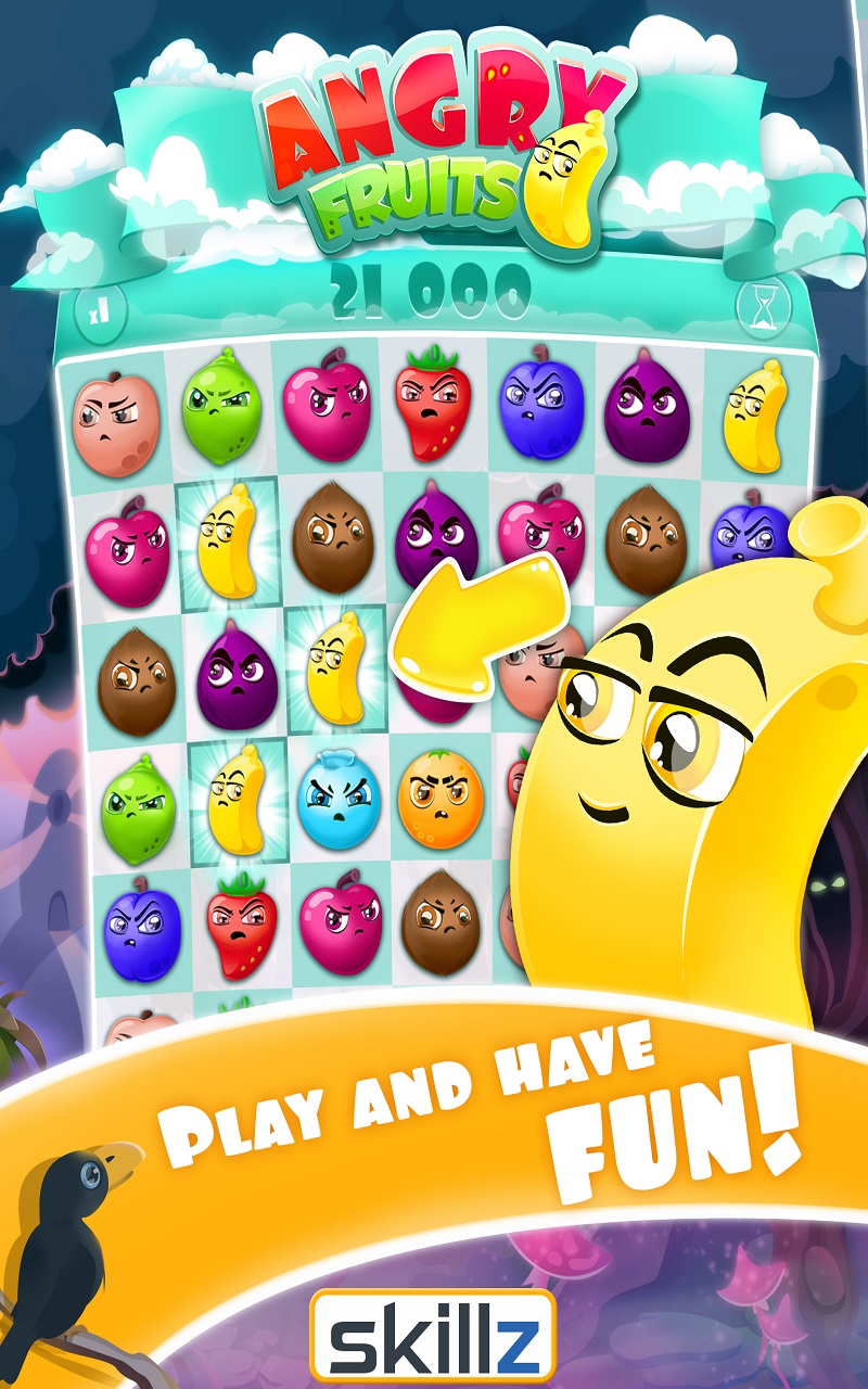 Angry Fruits 1 VS 1 Puzzle : Real Money Gaming - App on Amazon Appstore
