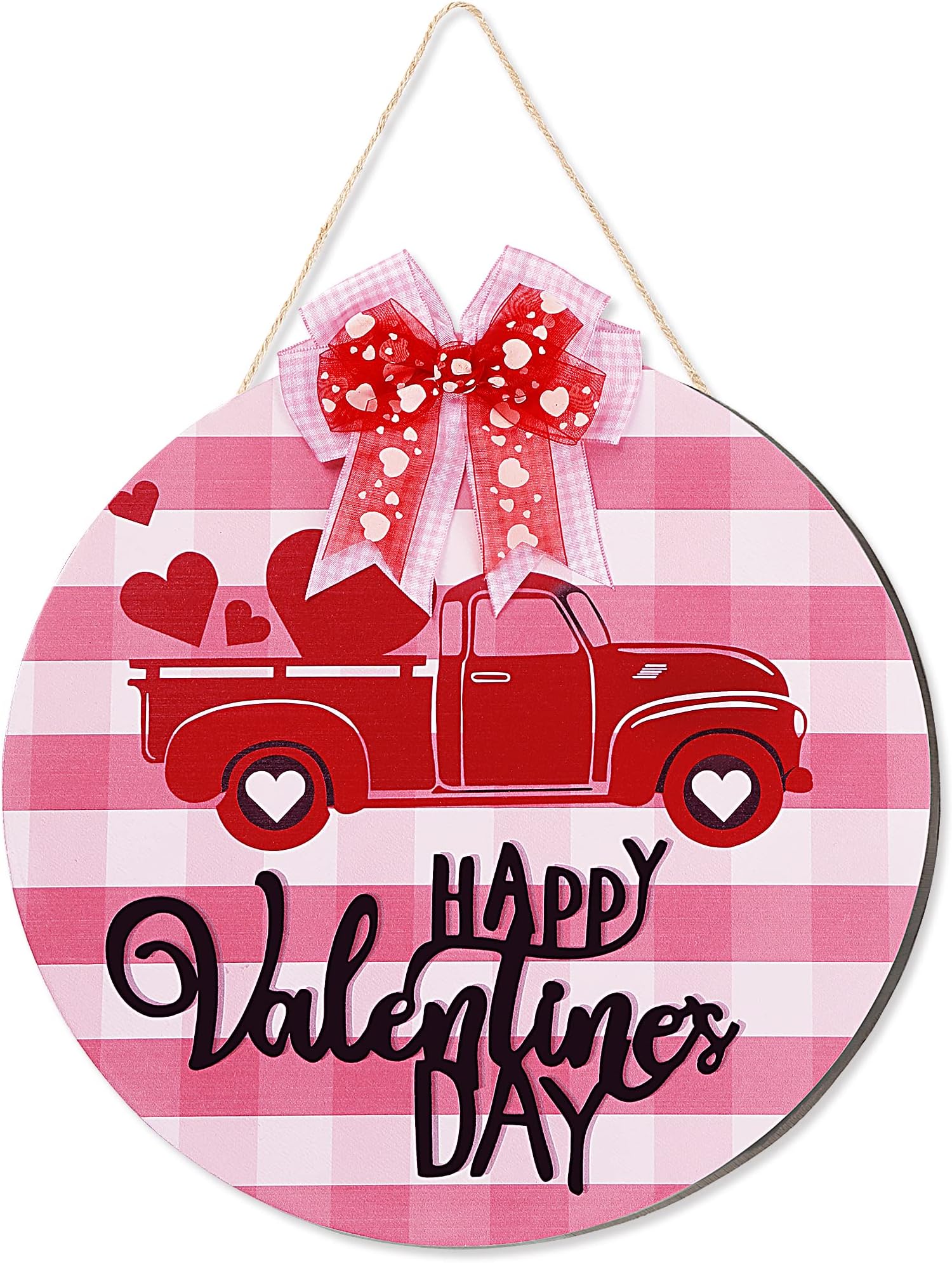 Amazon.com : Valentines Day Door Sign, Heart Shaped Door Decoration ...