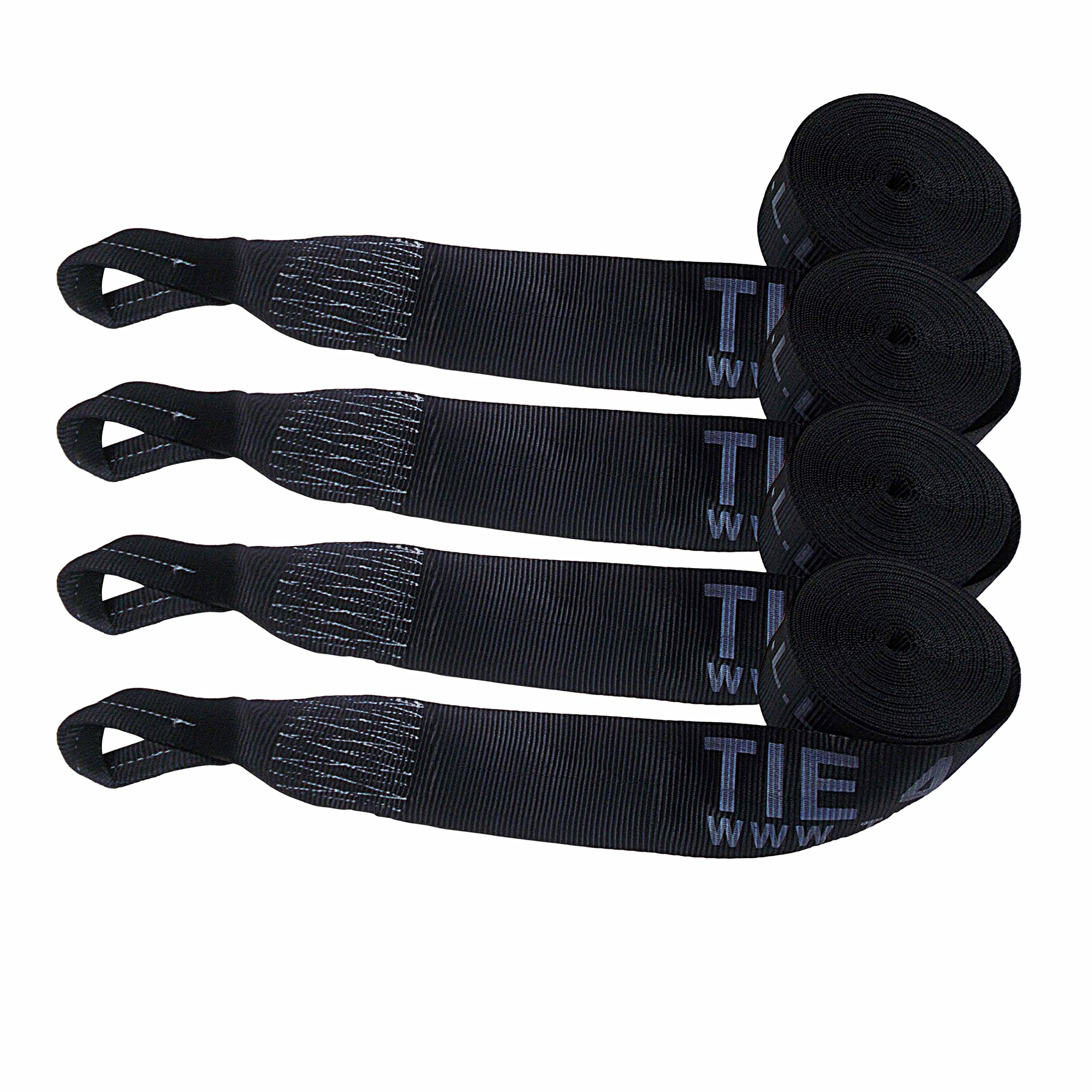 Amazon.com: Mega Cargo Control 4" Winch Strap with Twisted Sewn Loop ...