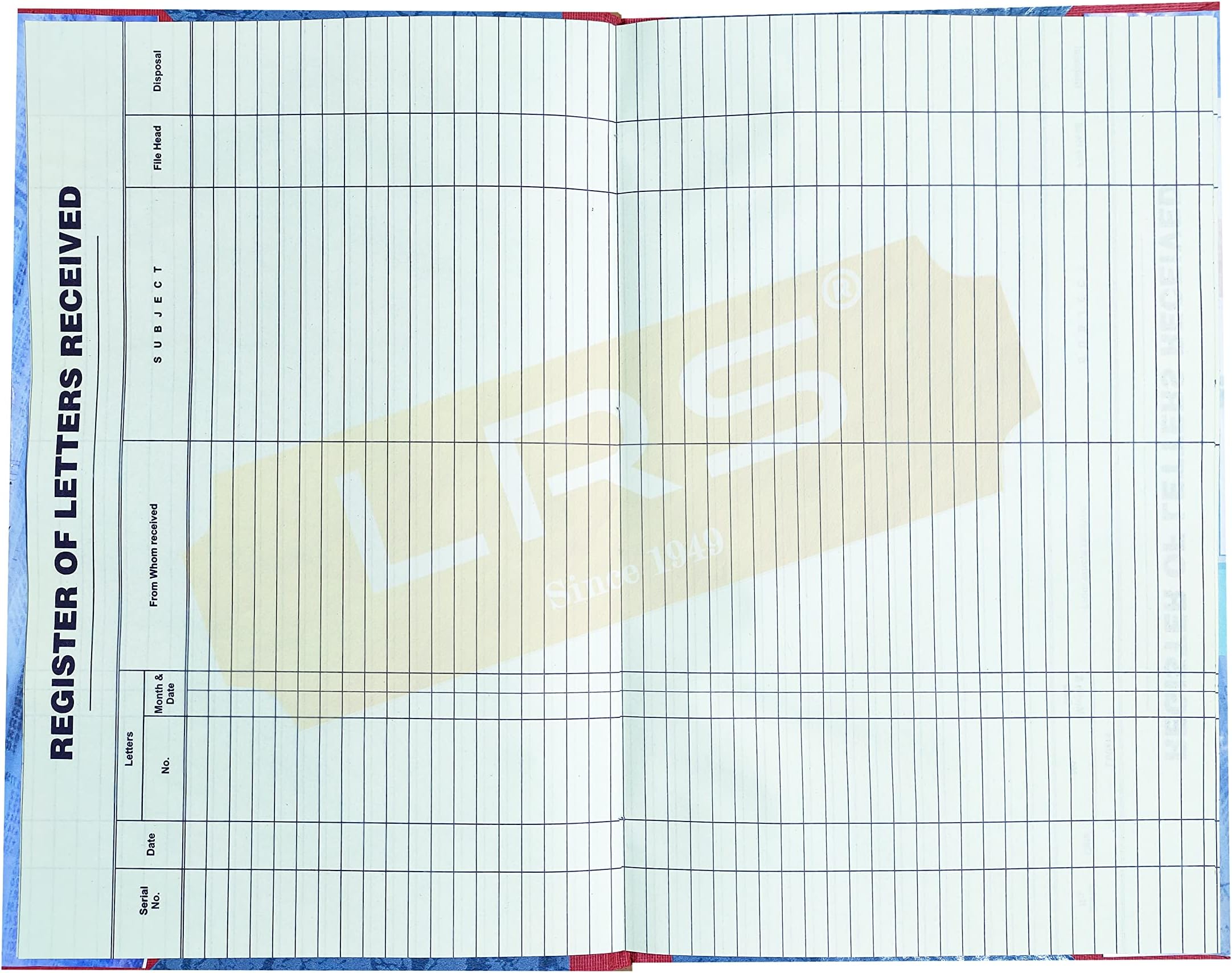 LRS Letter Receive Register for Schools/Colleges/Offices - 38 Pages ...