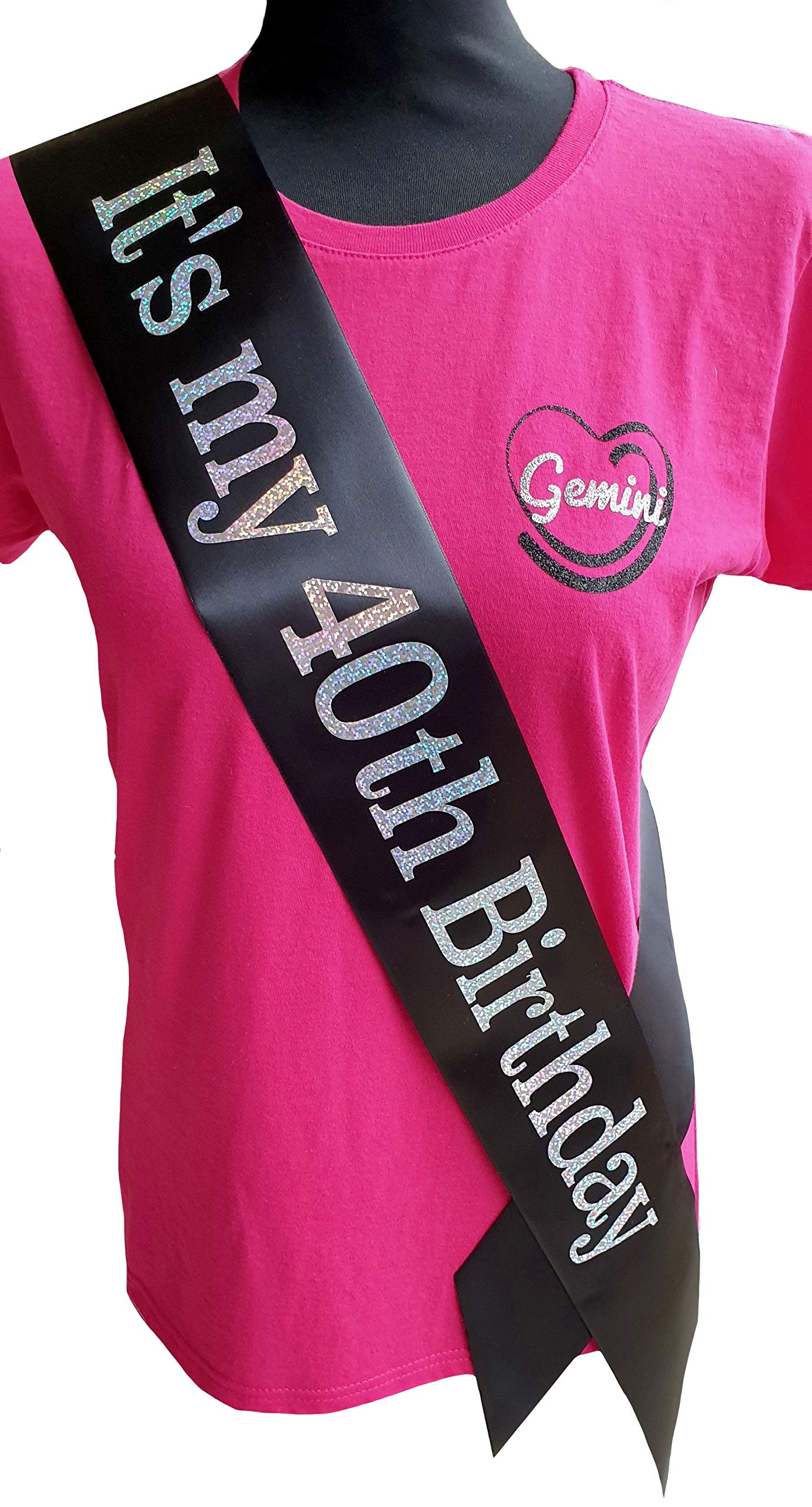 Gemini Ribbons - It's my 40th birthday - 40th Birthday Sash ...
