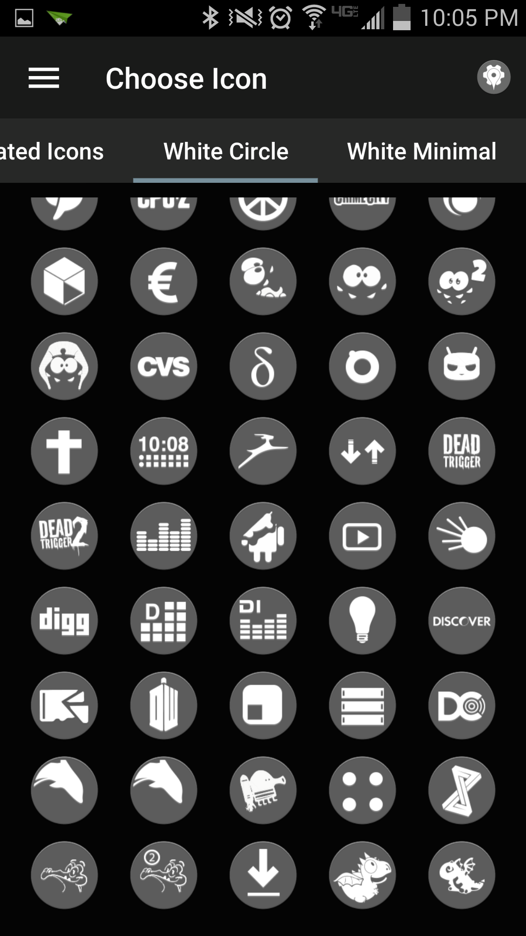 Icon Pack White Circle:Amazon.de:Appstore for Android