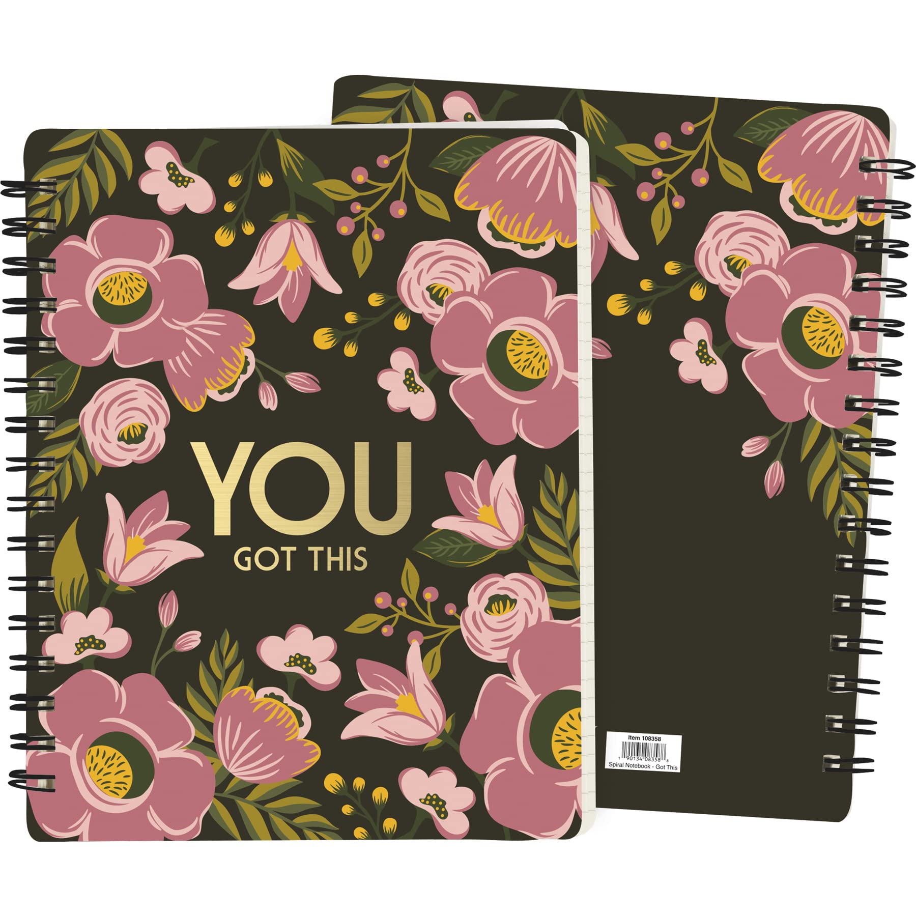 Primitives by Kathy Rosy Floral Design You Got This Spiral Notebook ...