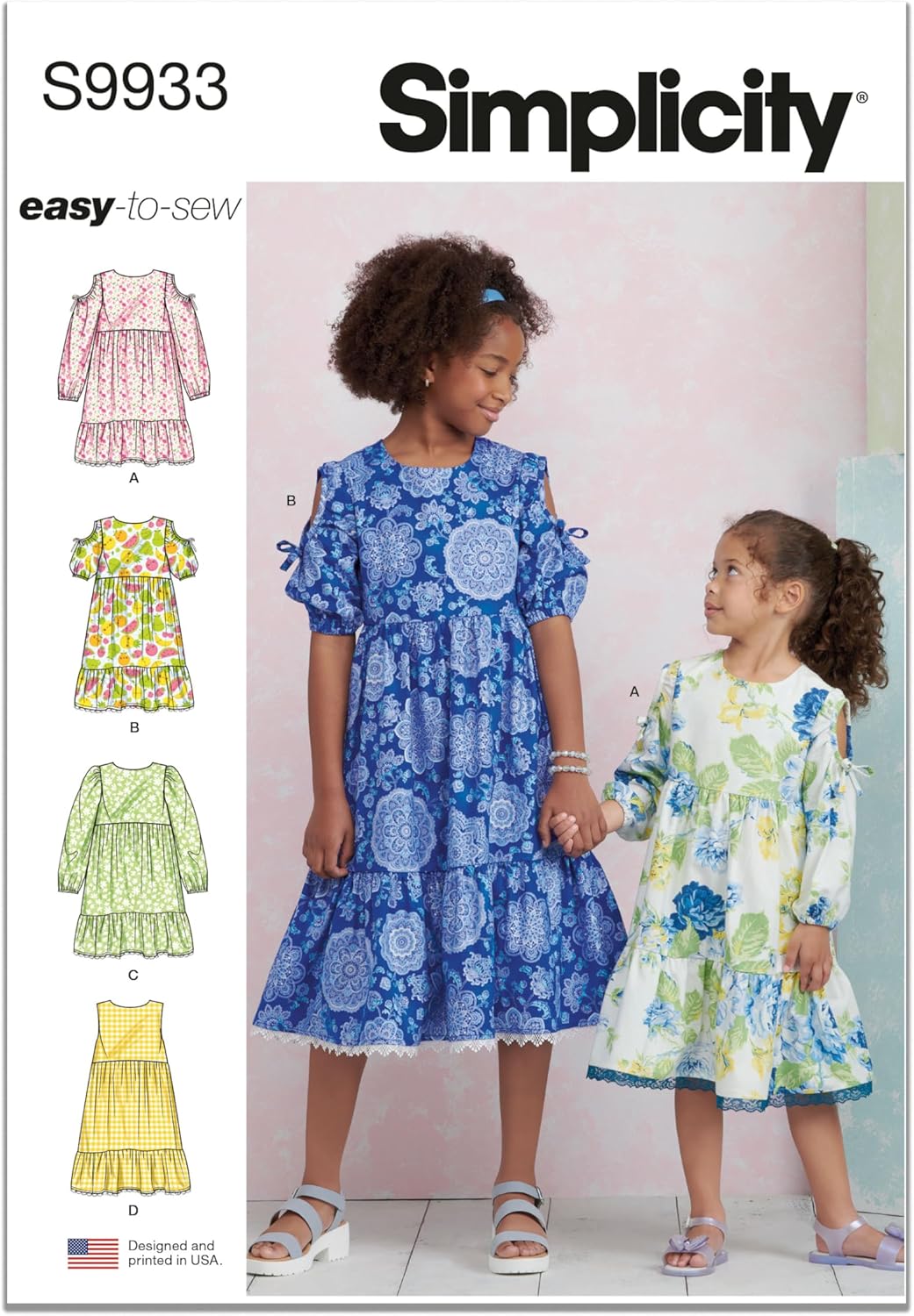 Amazon.com: Simplicity Easy to Make Children's and Girls' Relaxed Fit ...