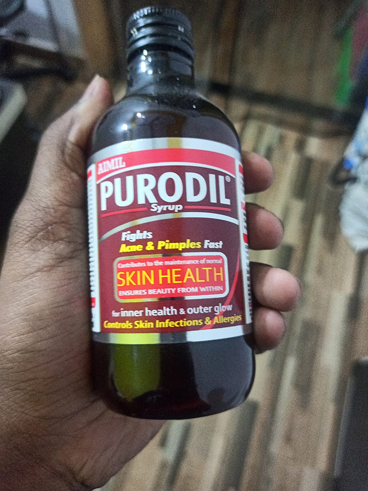 AIMIL Purodil Syrup for Pimple and Acne free Skin| Anti-Allergic Anti ...