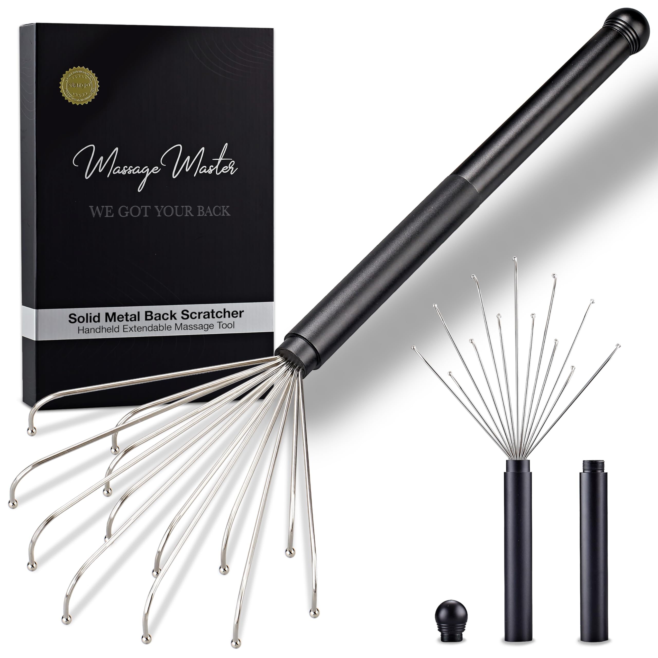 Amazon.com: stargo Massage Master Metal Back Scratcher Extendable for ...
