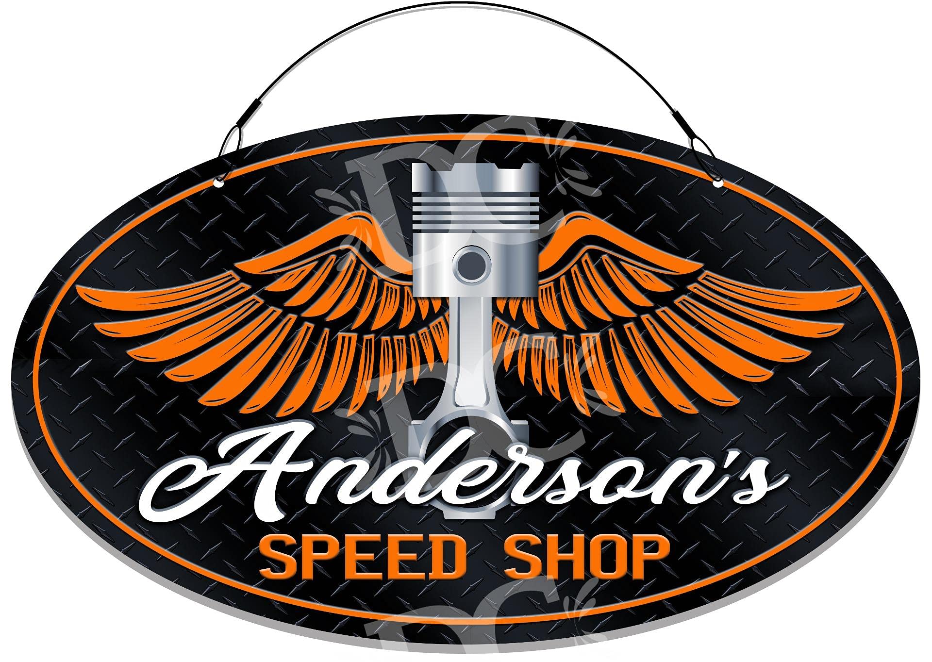 Vintage Speed Shop Sign